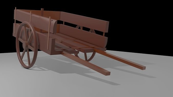 BULLOCK CART free VR / AR / low-poly 3D model | CGTrader