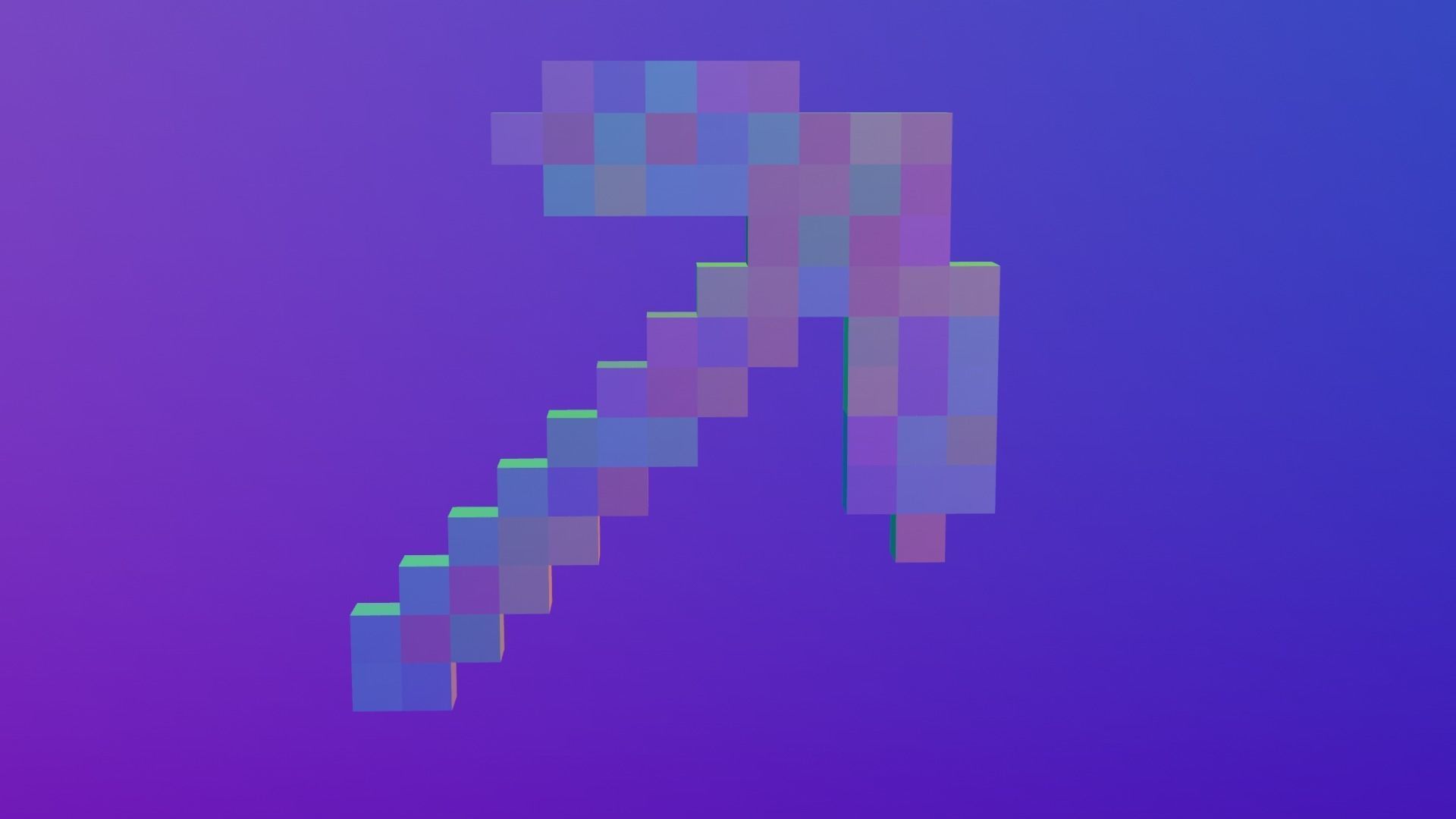 3D model Minecraft Wooden Pickaxe Must Read Description Low-poly 3D ...