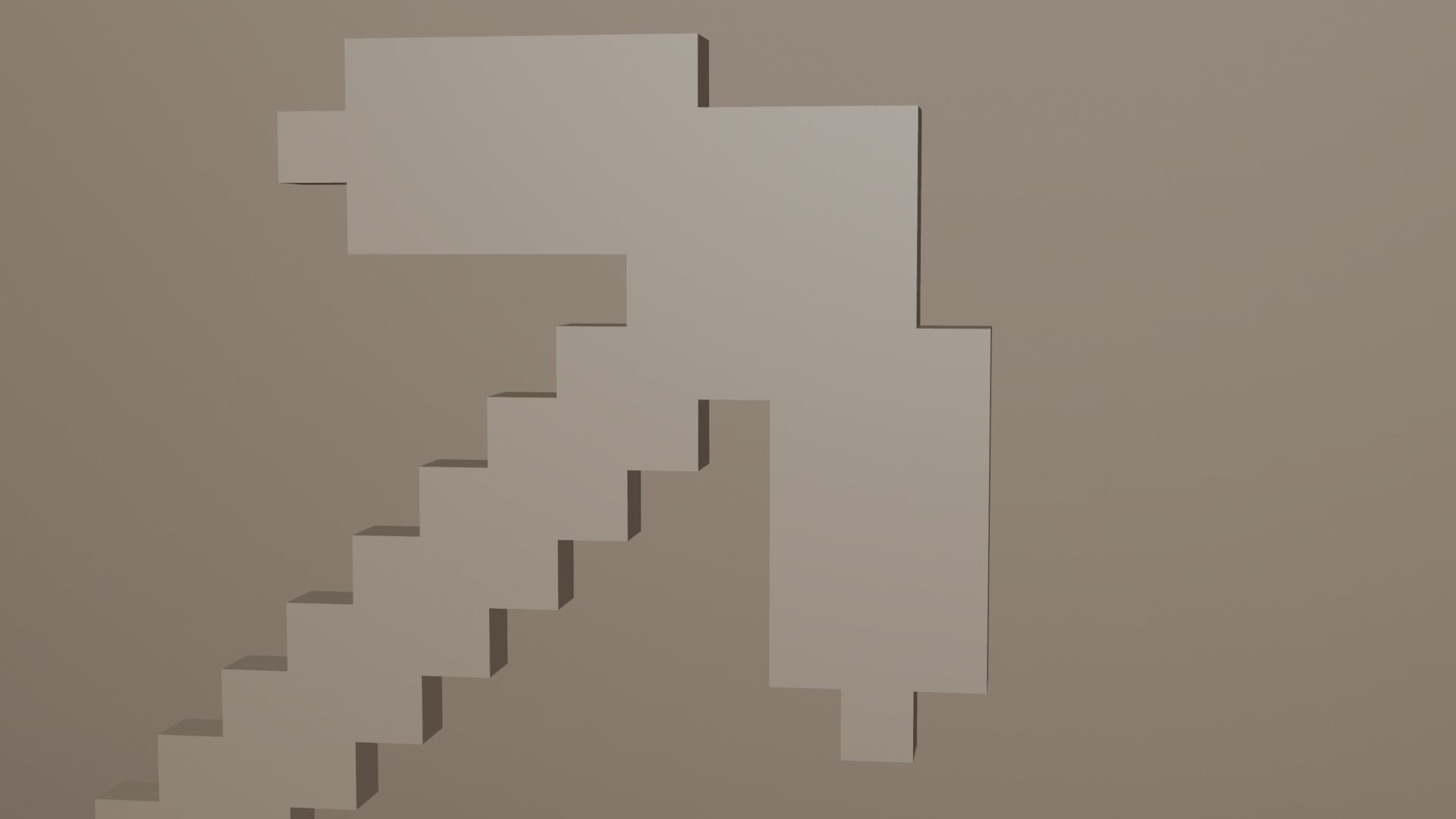 3D model Minecraft Wooden Pickaxe Must Read Description Low-poly 3D ...