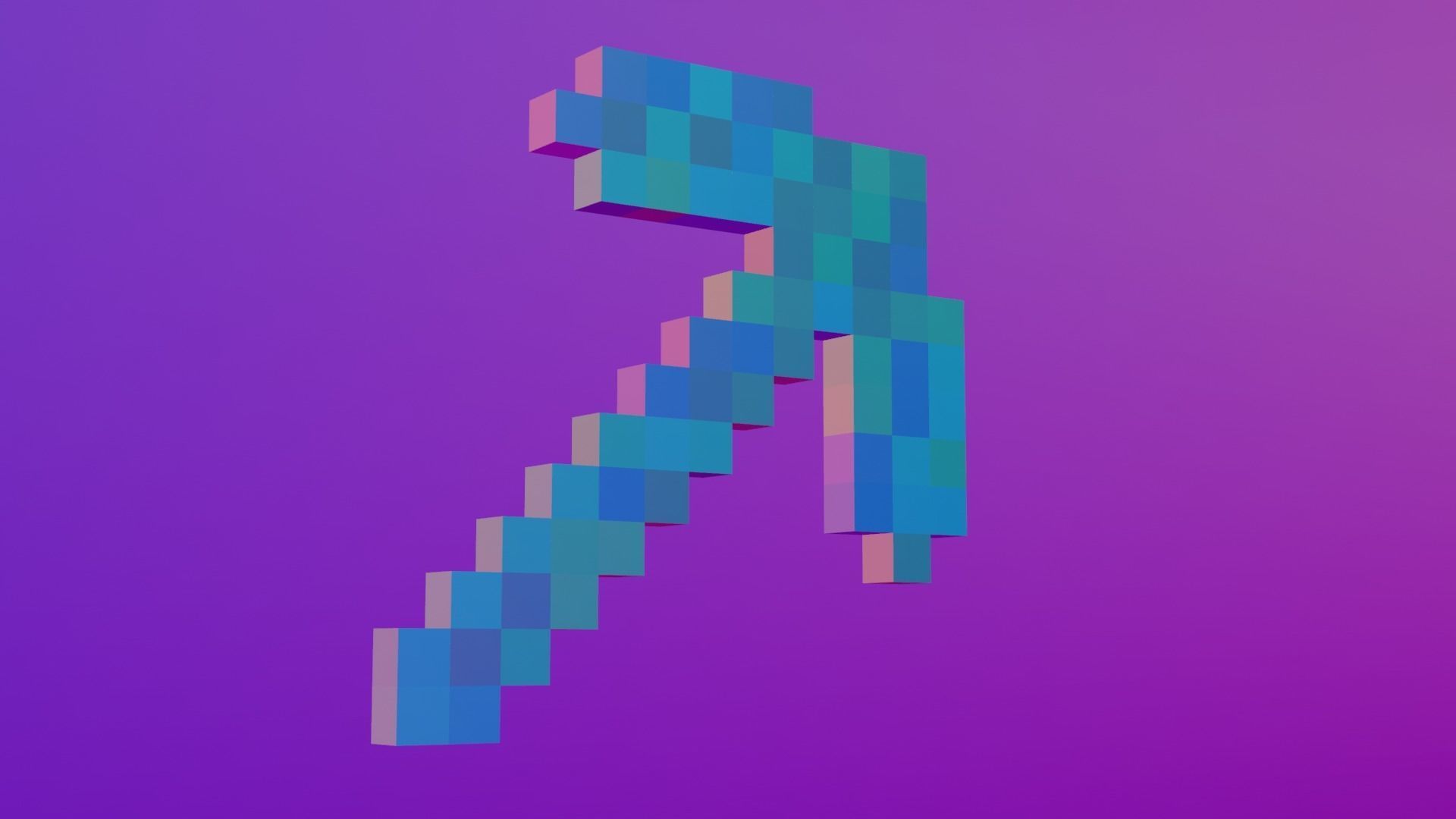 3D model Minecraft Wooden Pickaxe Must Read Description Low-poly 3D ...