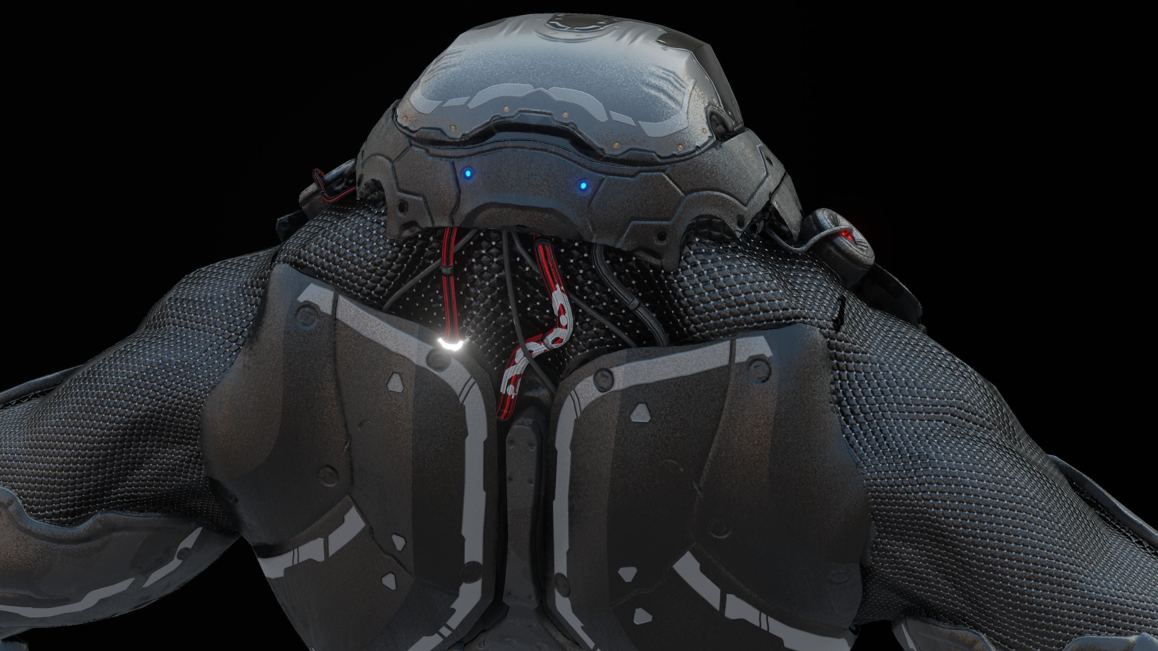 3D model Female Cyborg - SCI-FI character Collection with different ...