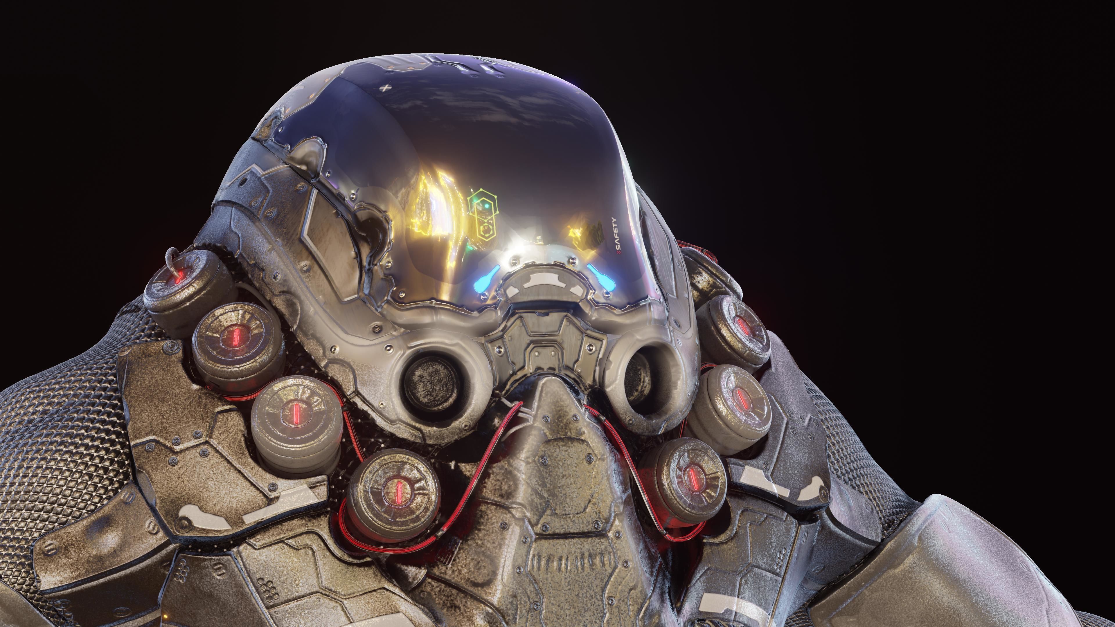 3D model Female Cyborg - SCI-FI character Collection with different ...