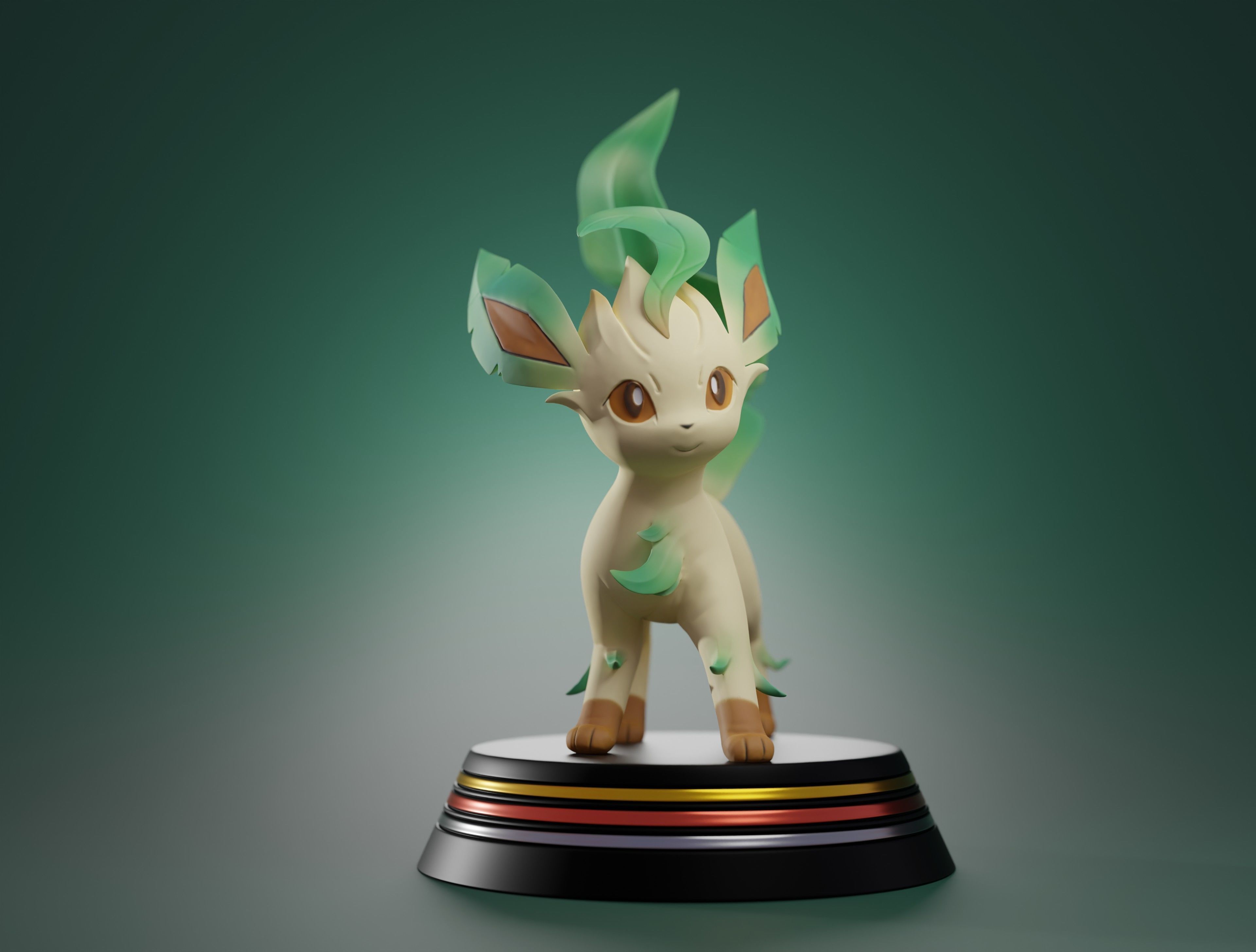 LEAFEON - 3D PRINTABLE POKEMON 3D model 3D printable | CGTrader