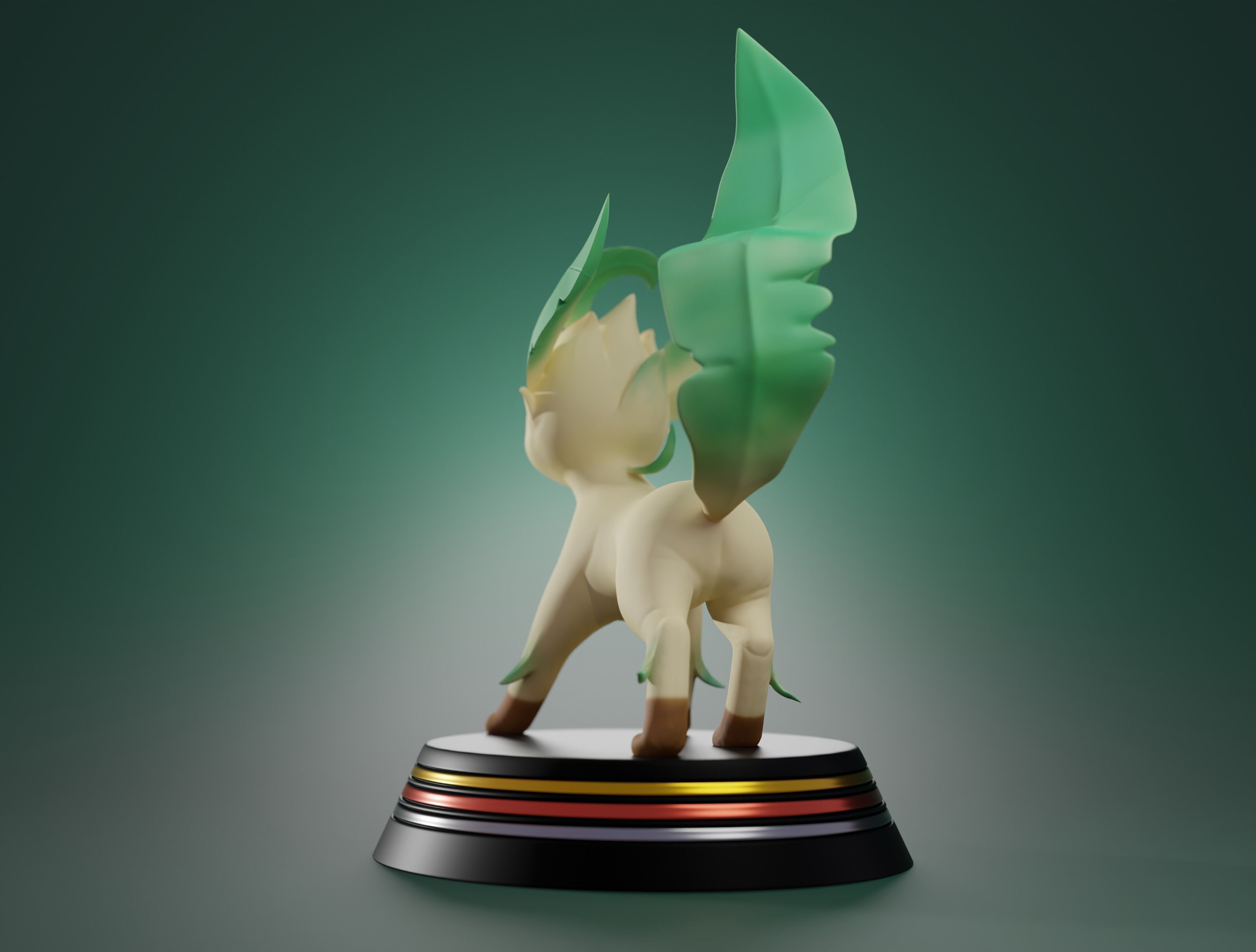LEAFEON - 3D PRINTABLE POKEMON 3D model 3D printable | CGTrader