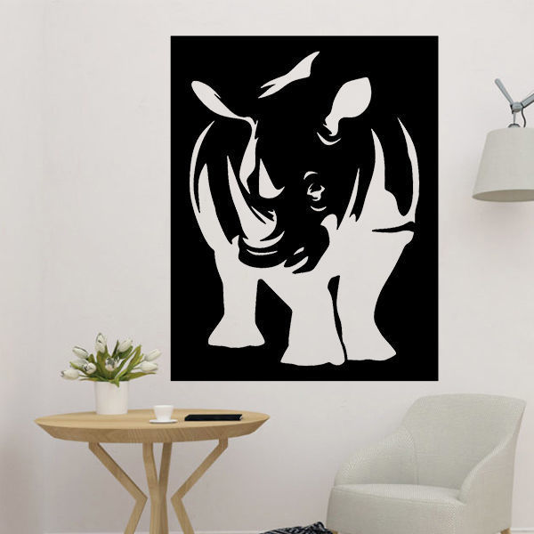 Rhino Wall Decor 3D model 3D printable | CGTrader