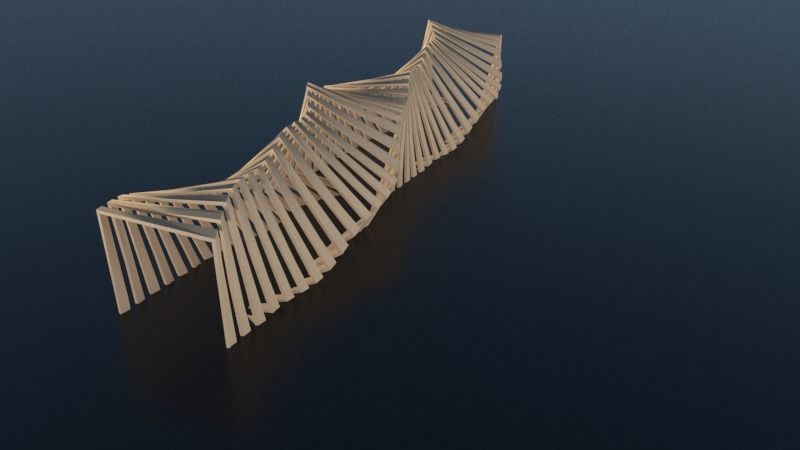 parametric pavilion 3D model | CGTrader