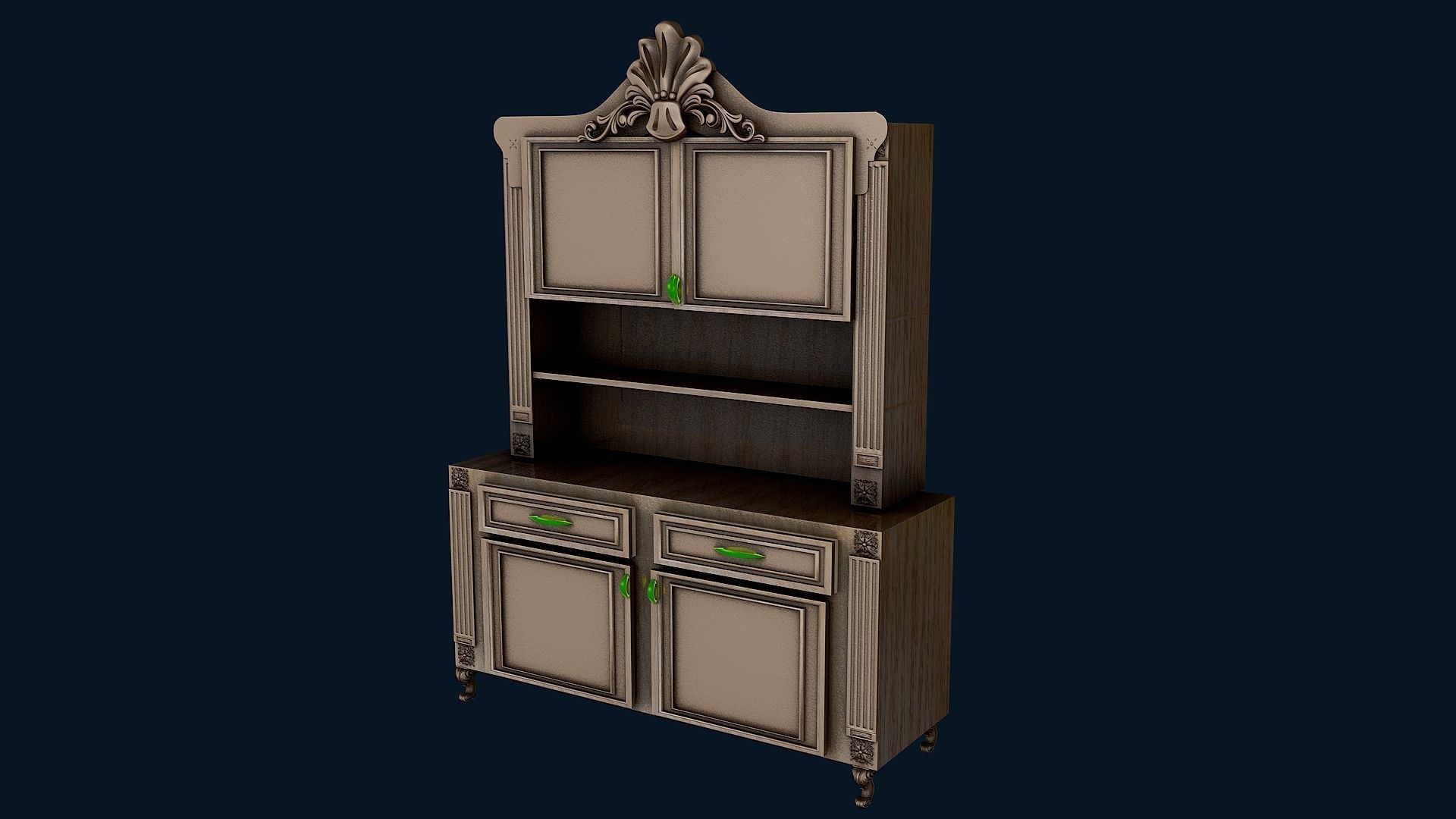 CLASSIC BUFFET 3D model | CGTrader