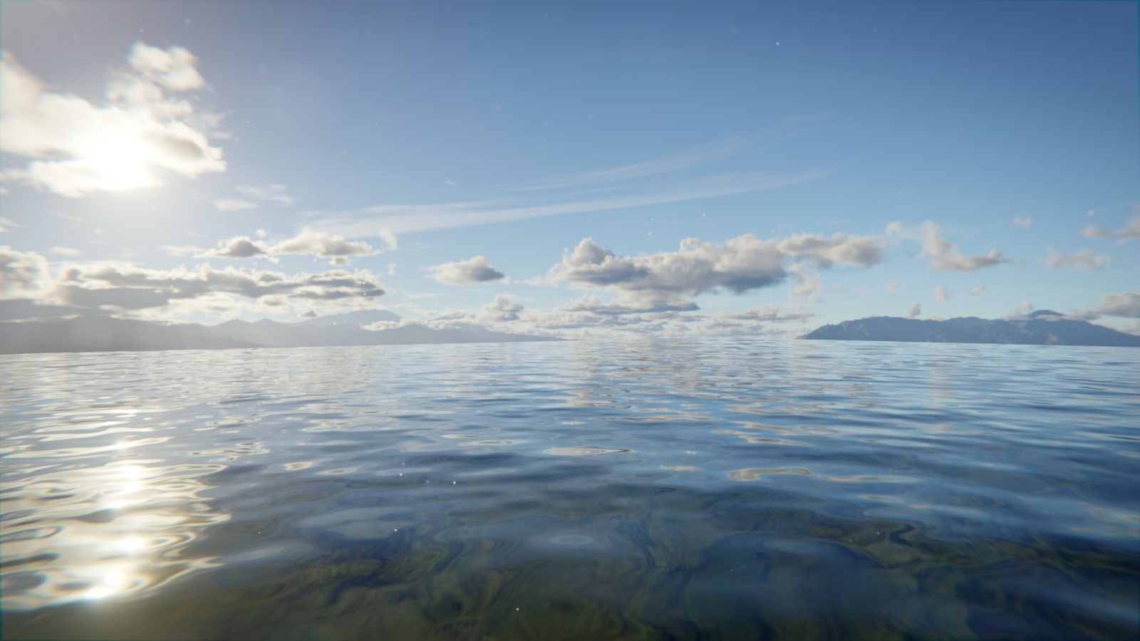 Ocean 3d Animated Scene 3D model animated rigged | CGTrader