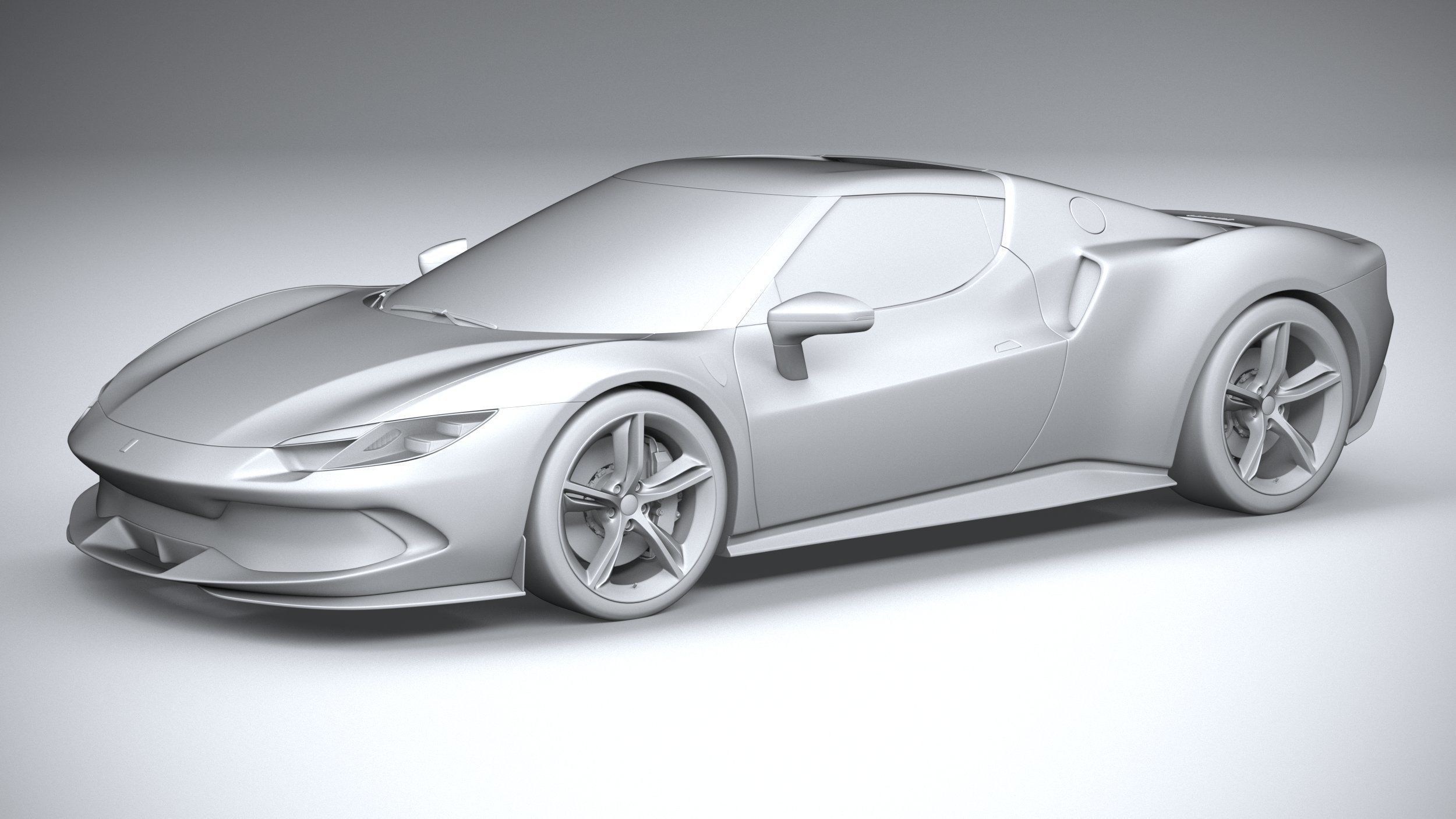 Ferrari 296 GTB 2022 3D model | CGTrader