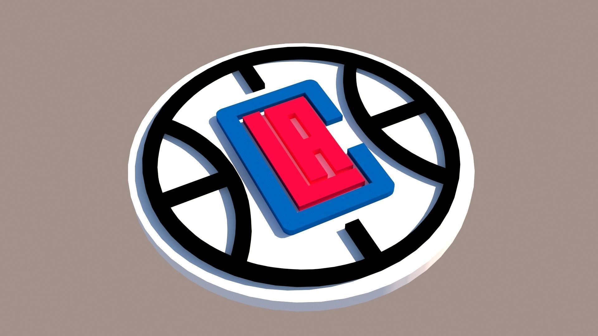 NBA Teams Logos - Extruded 3D model | CGTrader