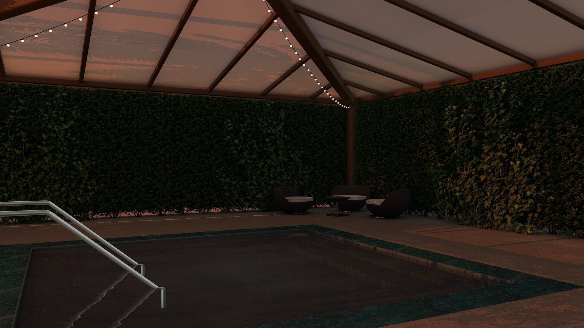 Pool Cabana 3D model | CGTrader