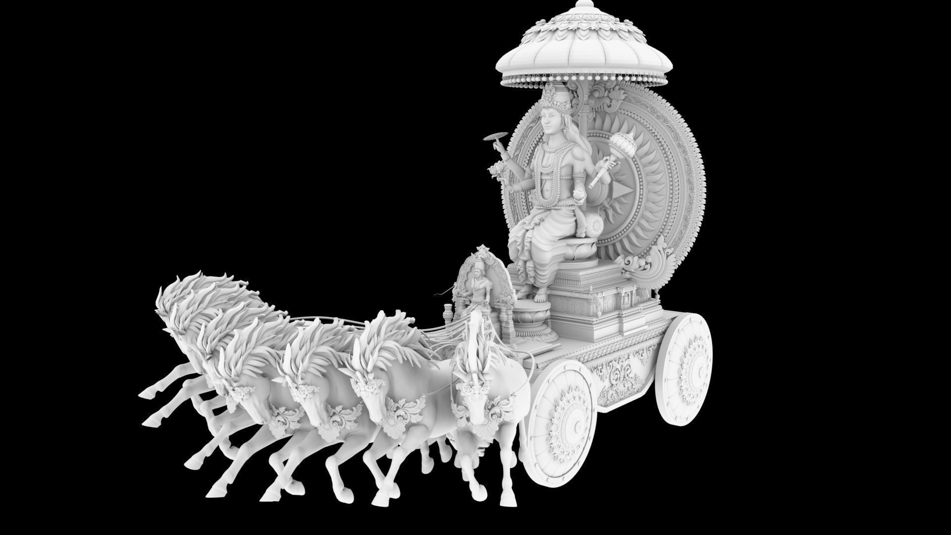 god surya bhagavan 3D model | CGTrader