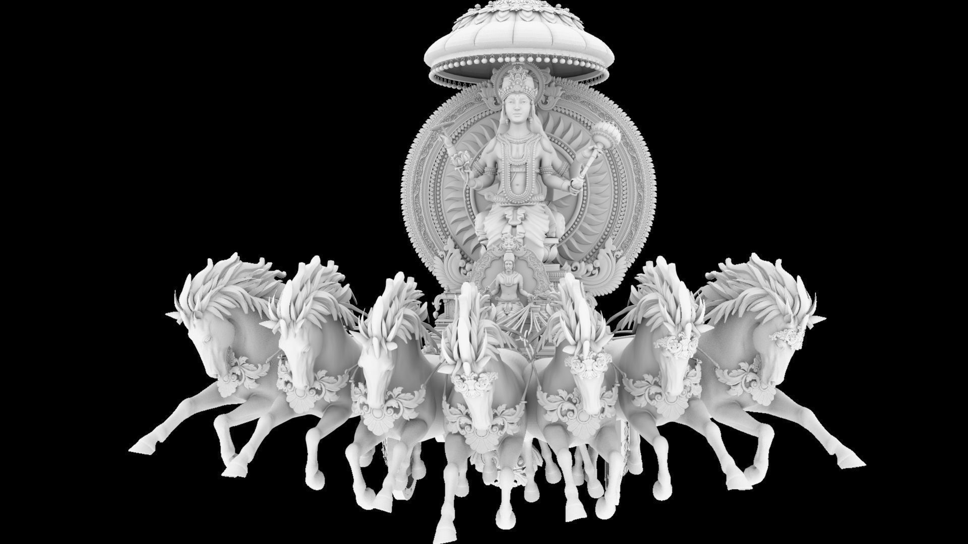 god surya bhagavan 3D model | CGTrader