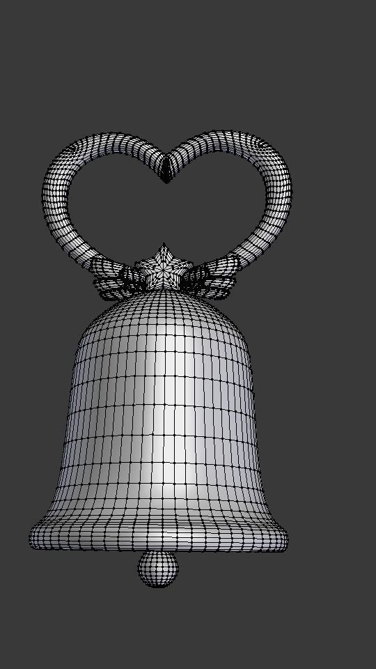 3D model Cristal Carillon Sailor Moon Cristal Chibiusa bell VR / AR ...