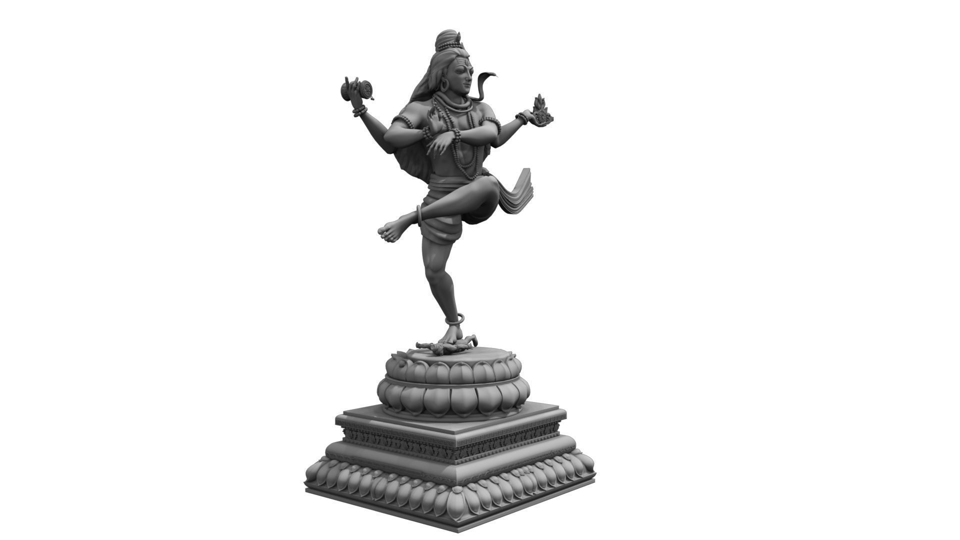 god shiva 3D model | CGTrader