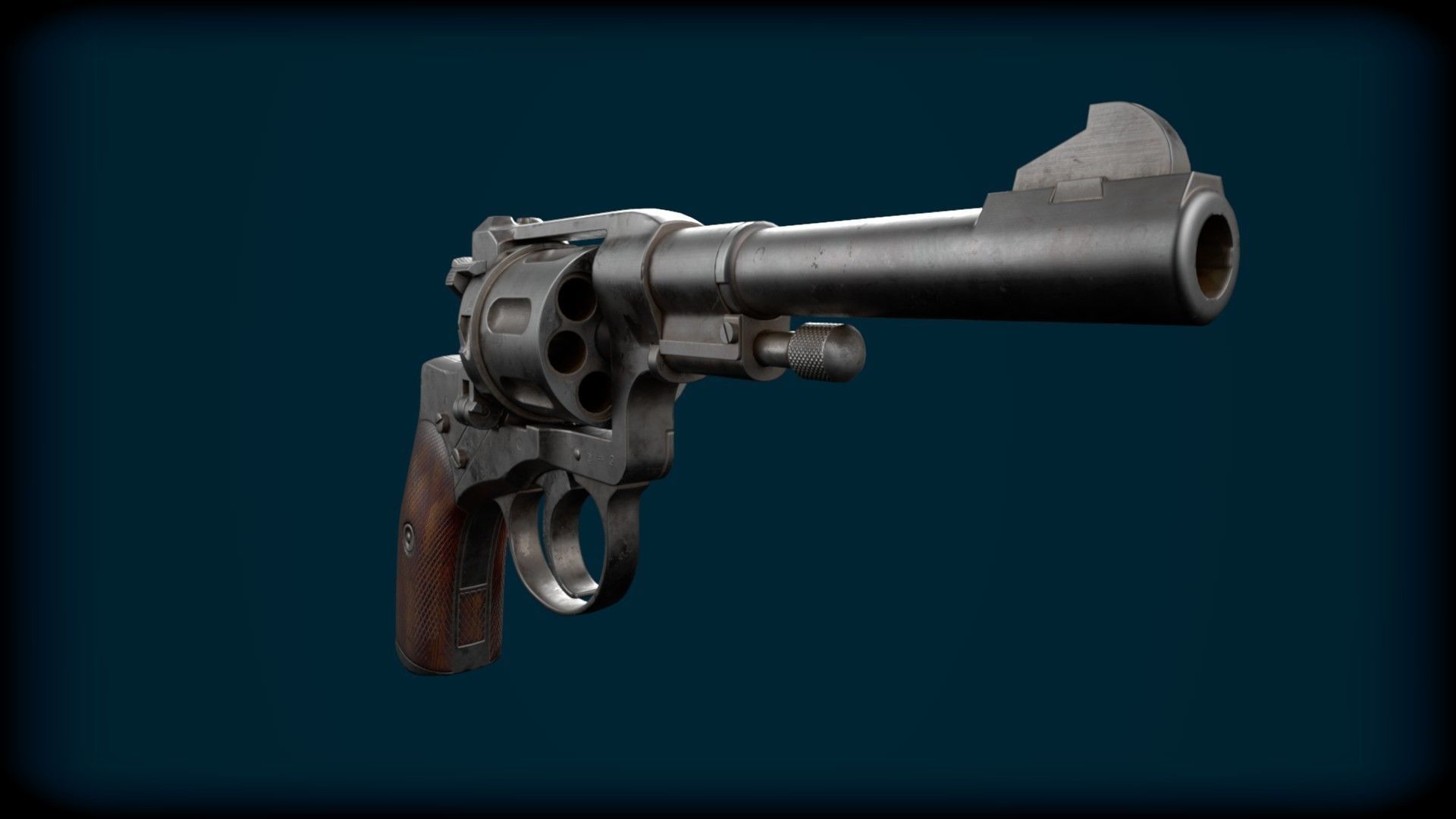 3D model Nagan Revolver VR / AR / low-poly | CGTrader