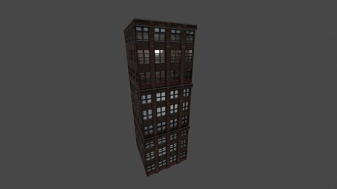 Simple Building free 3D model | CGTrader