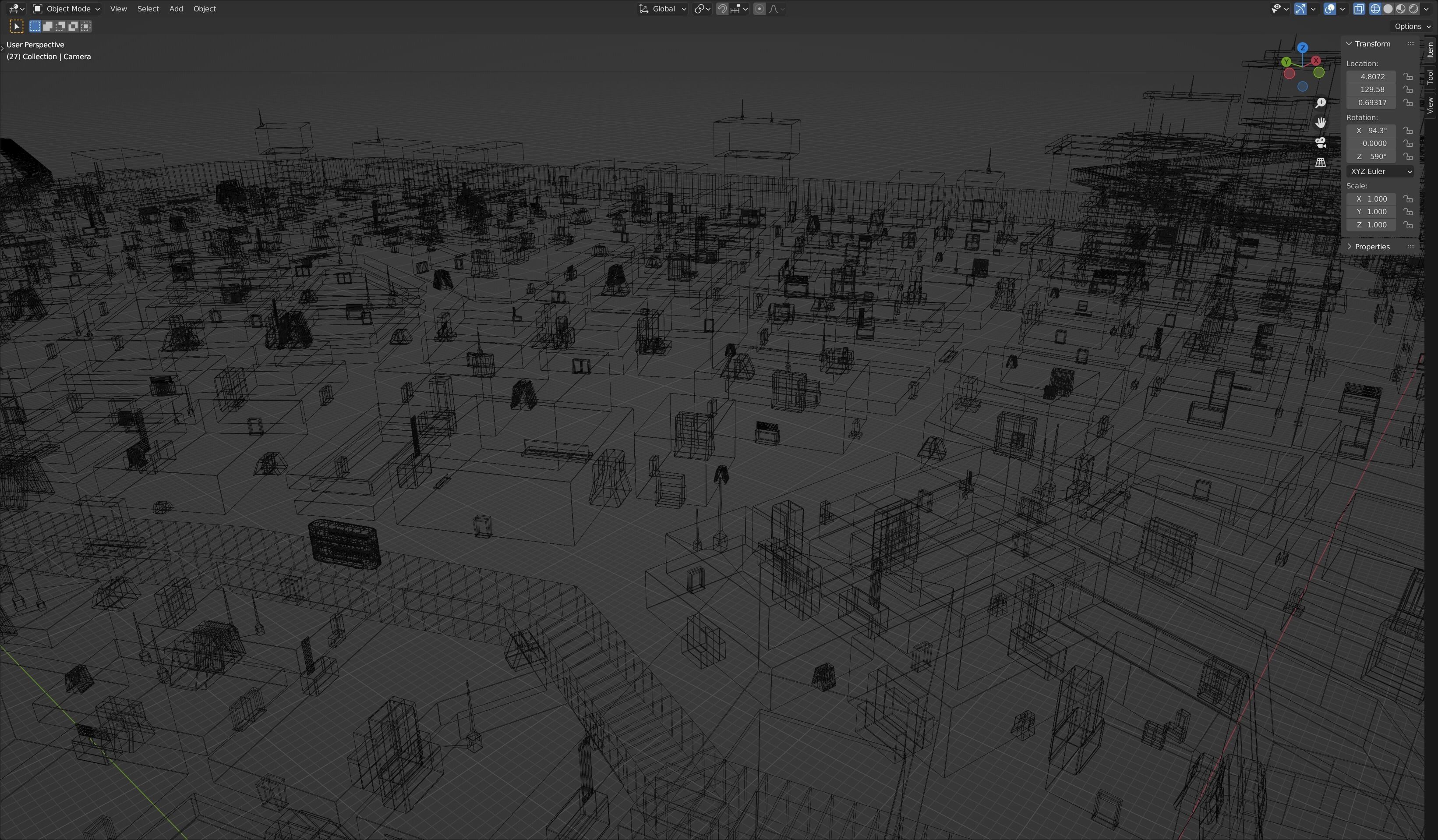 3D model Sci fi city settlement Game Ready 4k real world scale ...