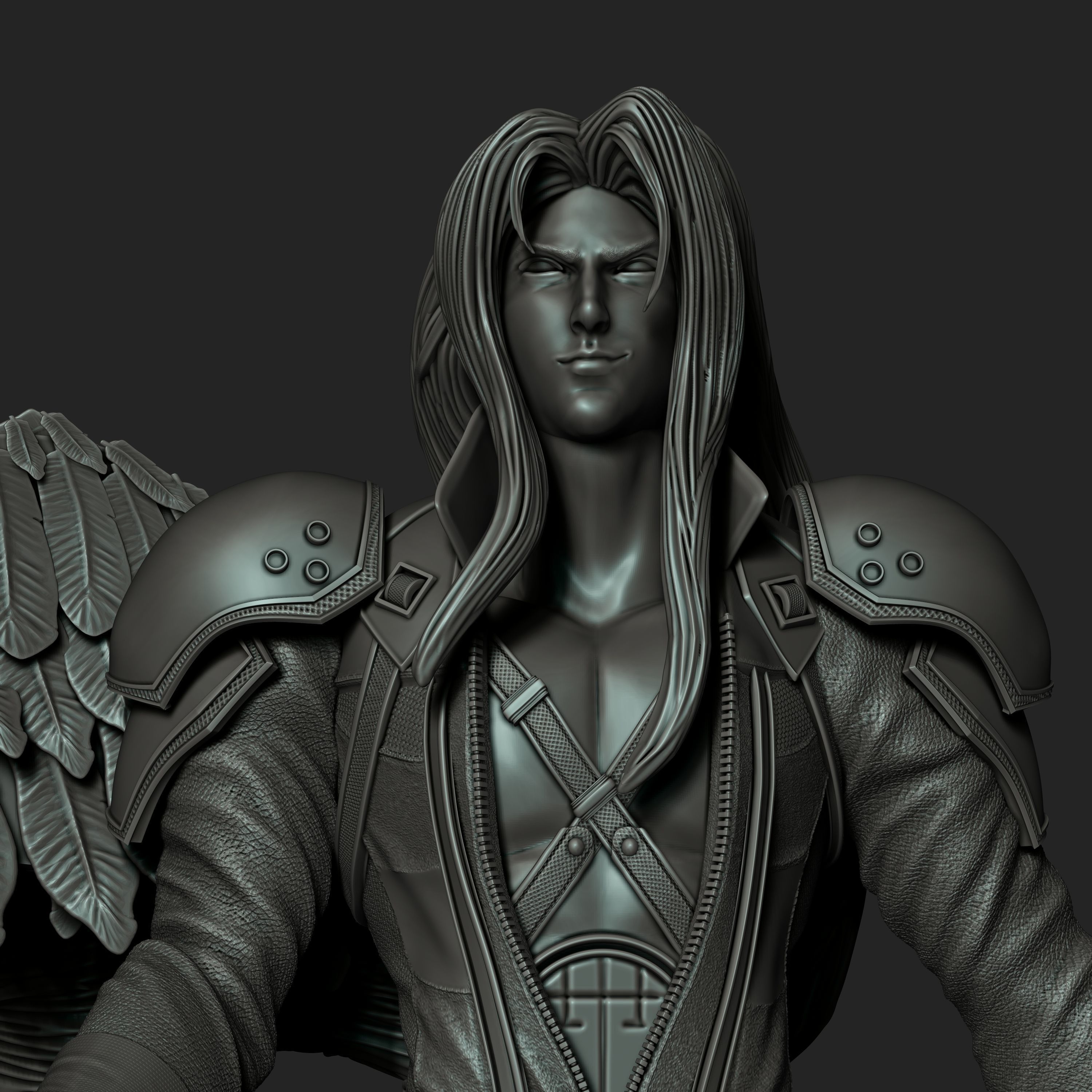 Sephiroth - One winged angel - Final Fantasy VII 3D model 3D printable ...