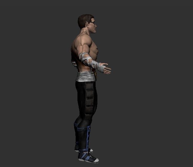3D model Johnny Cage MK9 game Ready VR / AR / low-poly | CGTrader