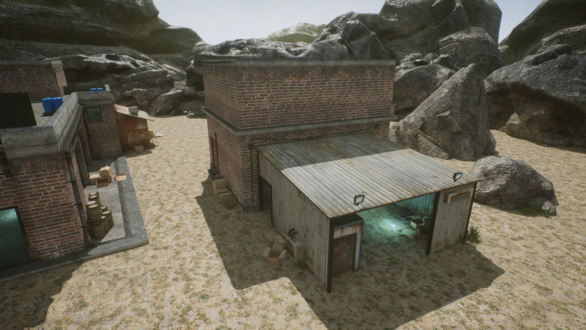 3D model FPS Mobile Game Map v4 with assets VR / AR / low-poly | CGTrader