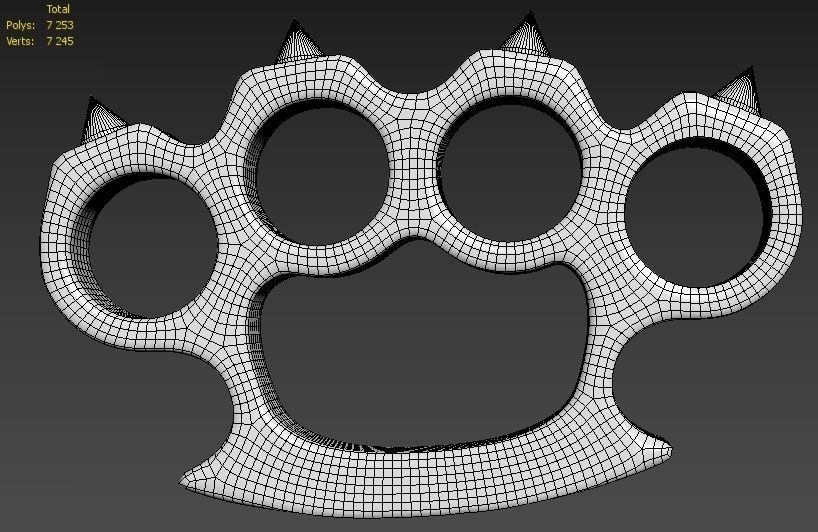 Knuckle Duster 3D model | CGTrader