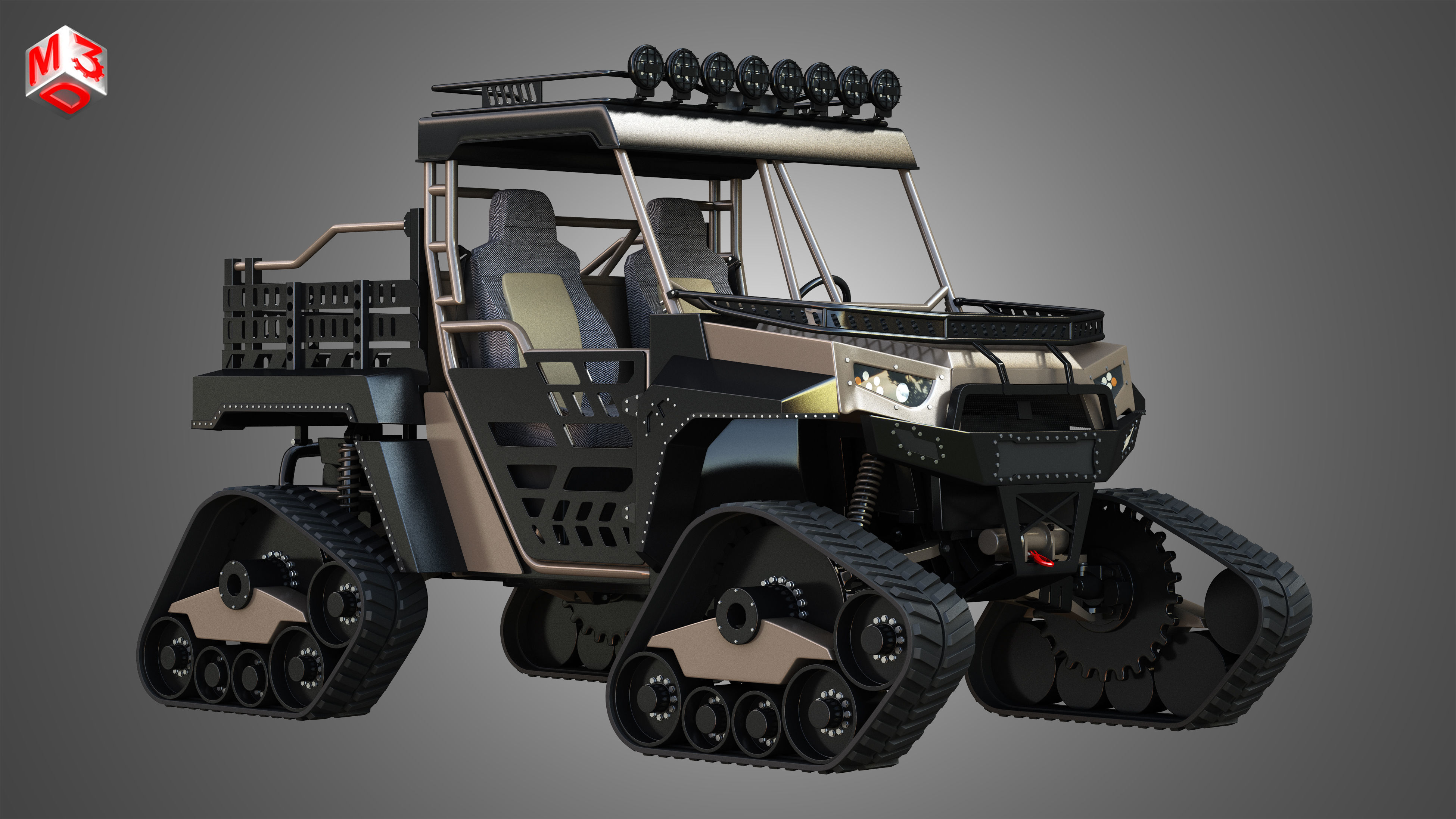 BMS - The Beast 1000 - with Tracks System 3D model | CGTrader