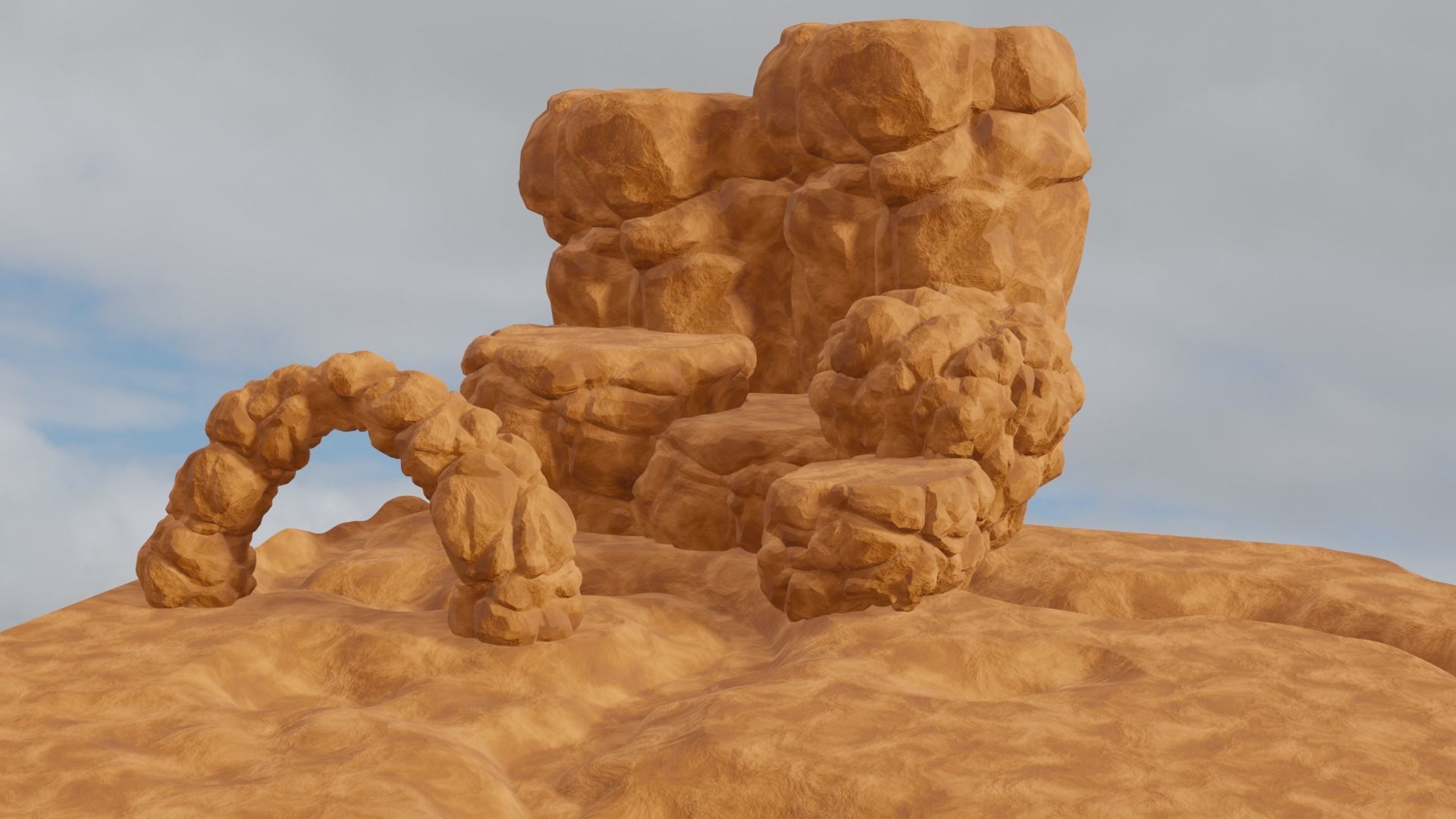 Stylized Rock 3D model | CGTrader