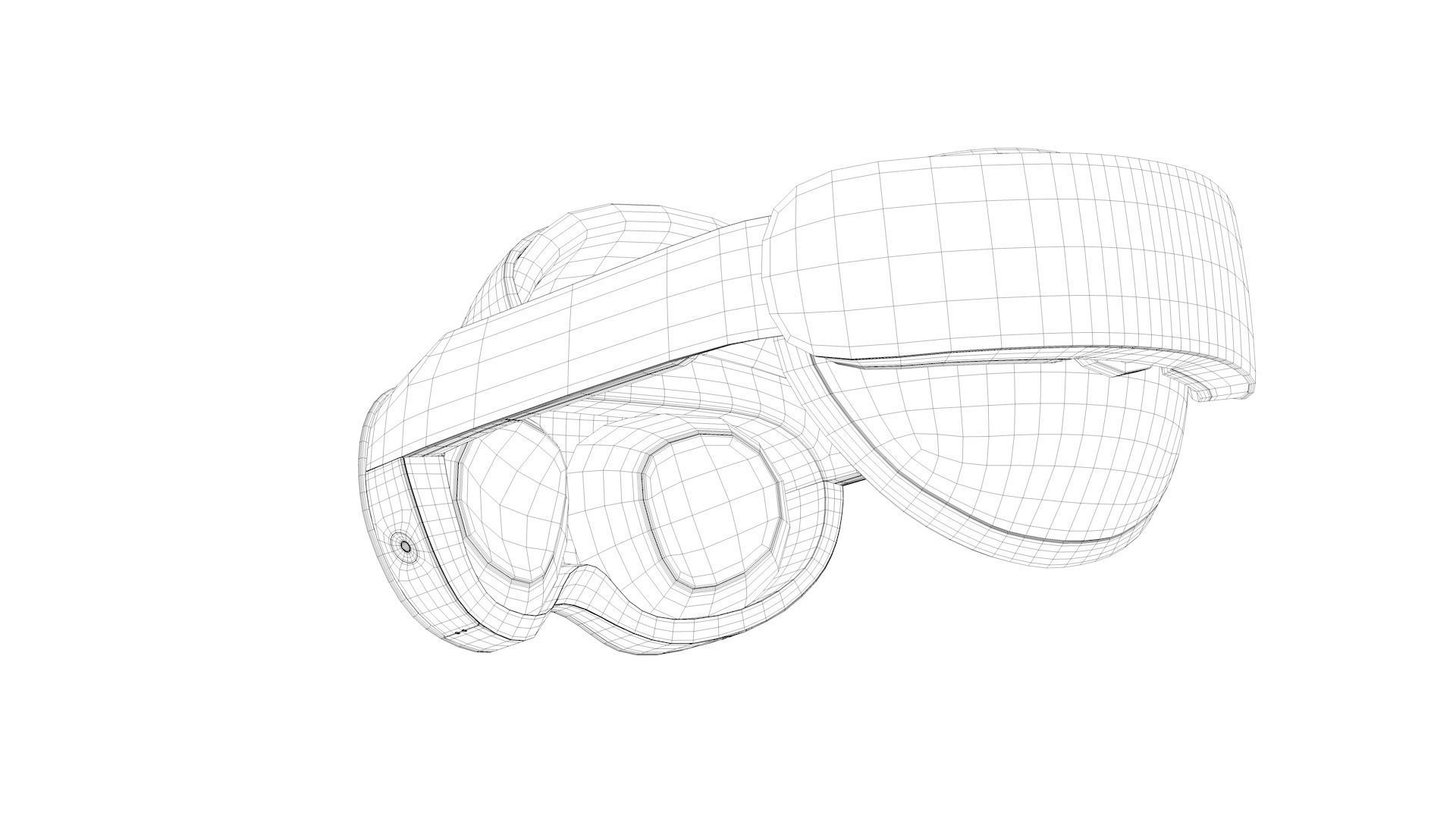 VR headset Meta Quest Pro 3D model | CGTrader