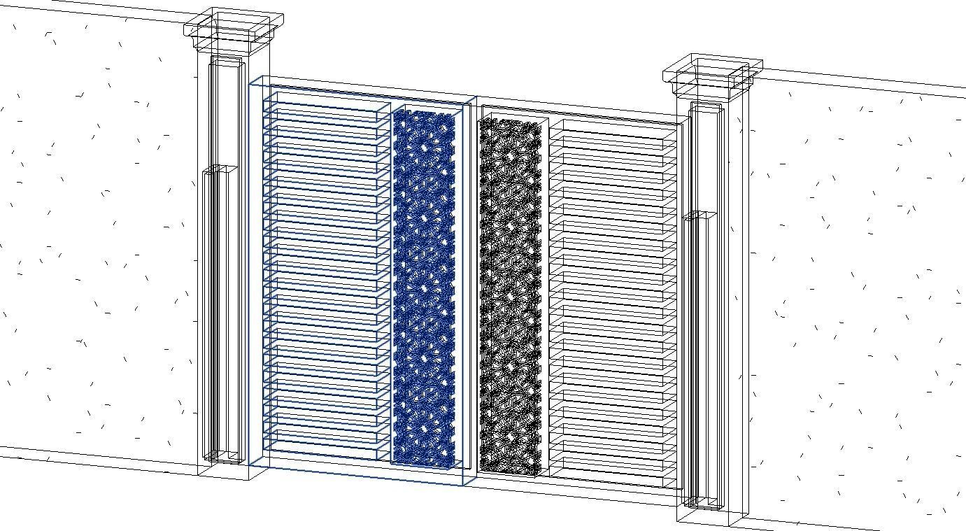 Islamic Pattern Mashrabya Fence Revit Model 3D model 3D printable ...