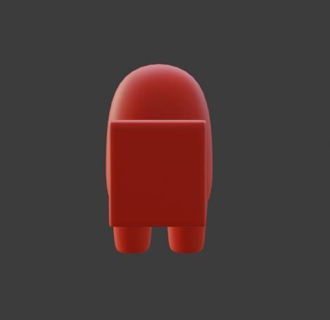 Model 3d among us red free 3D model animated | CGTrader
