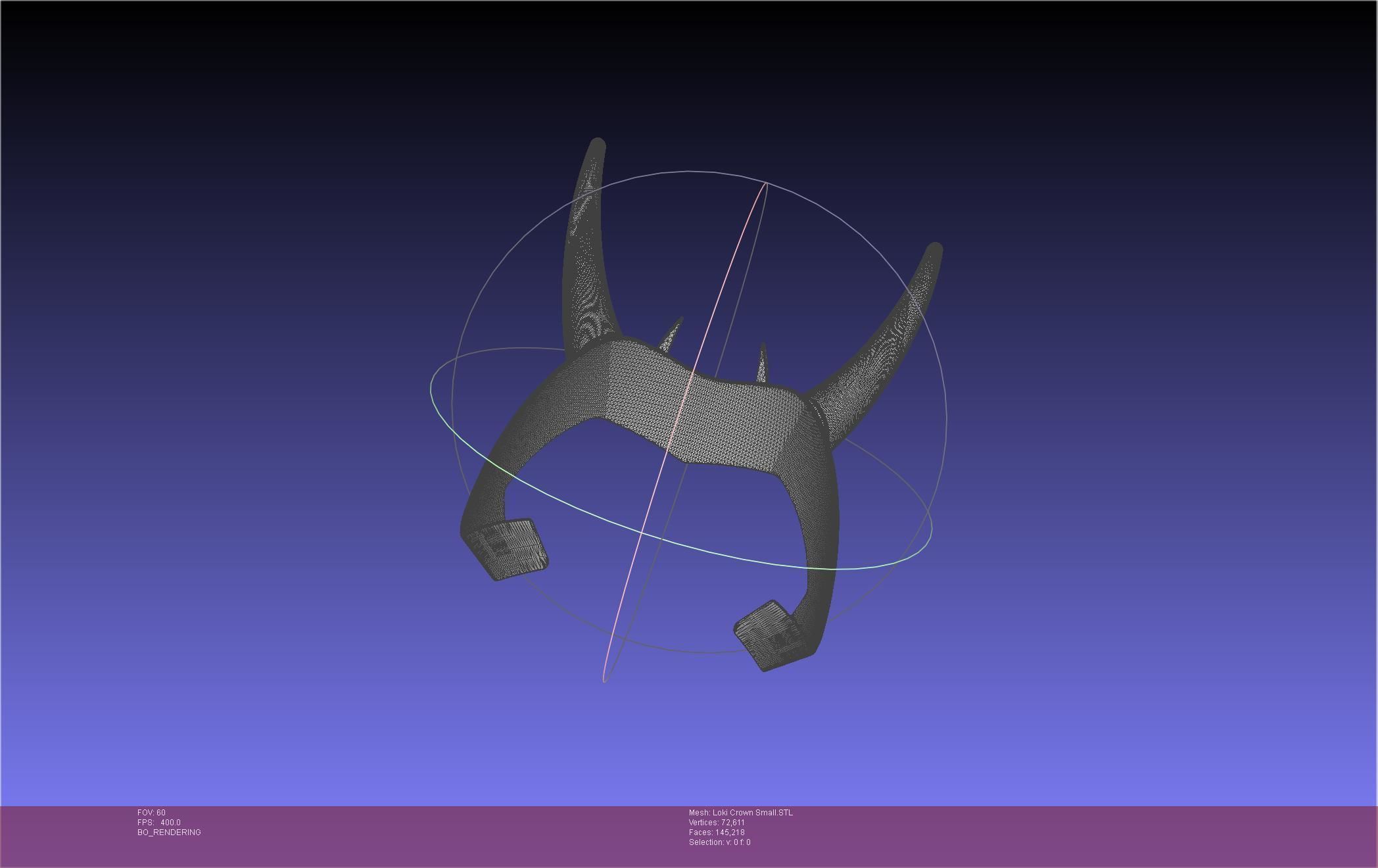 Marvel Loki Crown Small 3D model 3D printable | CGTrader