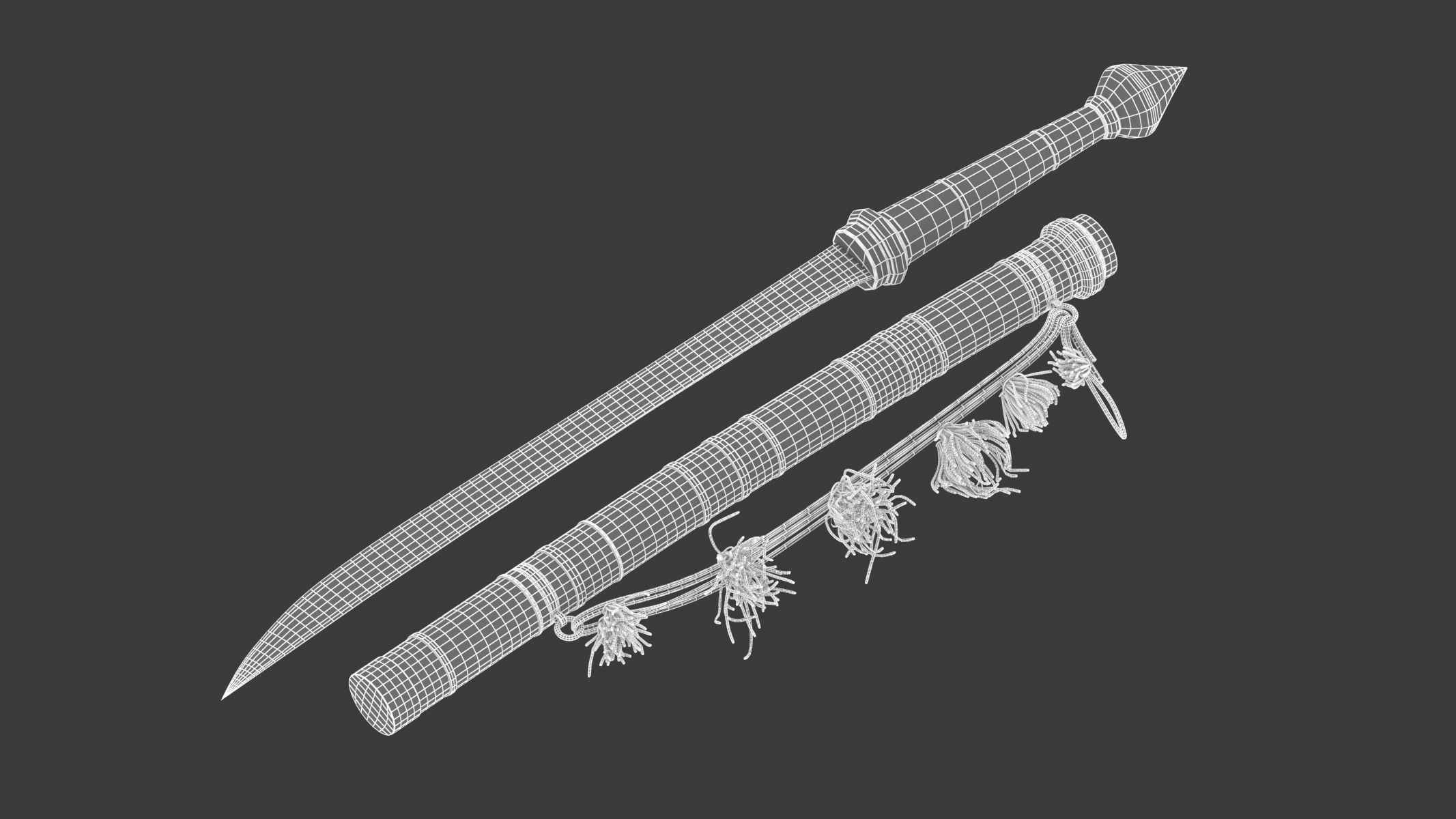 3D model Dha Sword VR / AR / low-poly | CGTrader