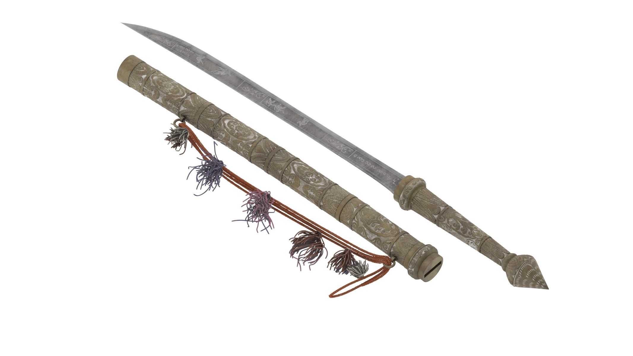 3D model Dha Sword VR / AR / low-poly | CGTrader