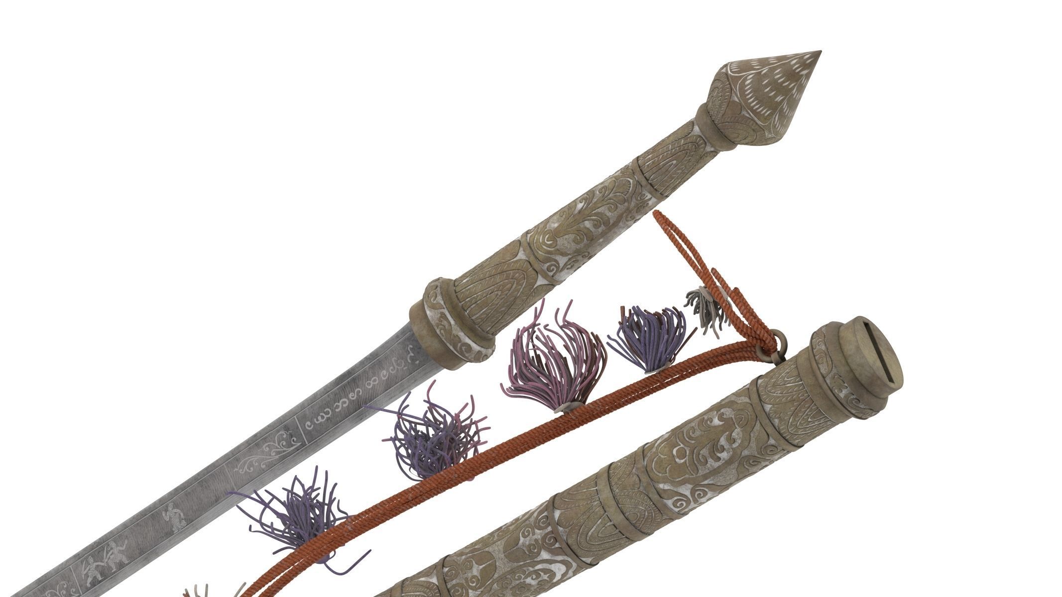 3D model Dha Sword VR / AR / low-poly | CGTrader