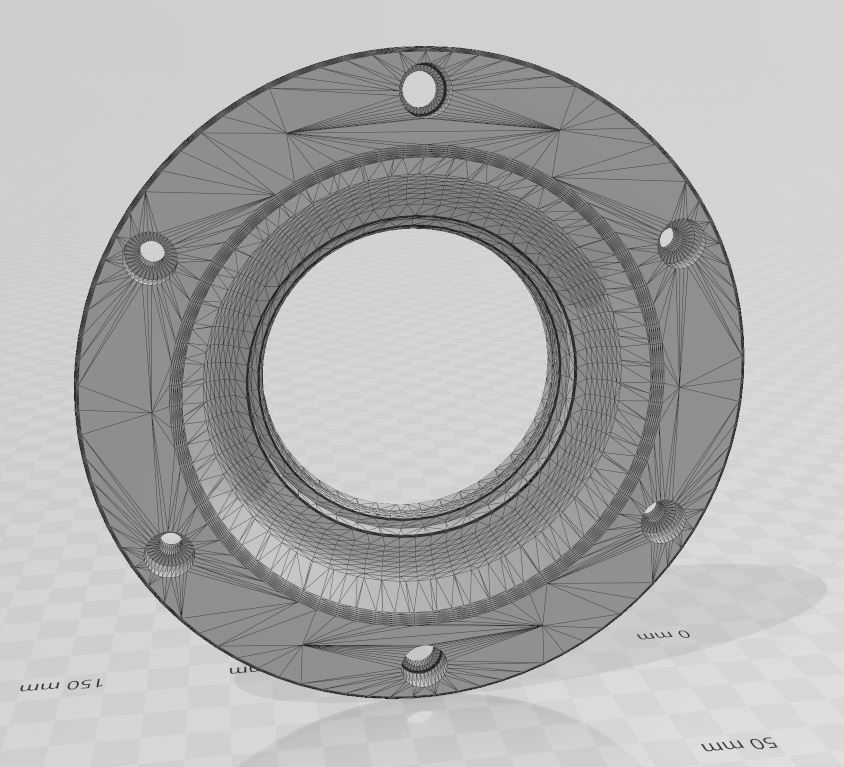 TSW Wheel Center Cap 3D model 3D printable | CGTrader