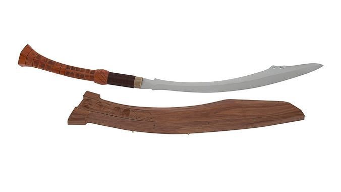 3D model Panabas Sword VR / AR / low-poly | CGTrader