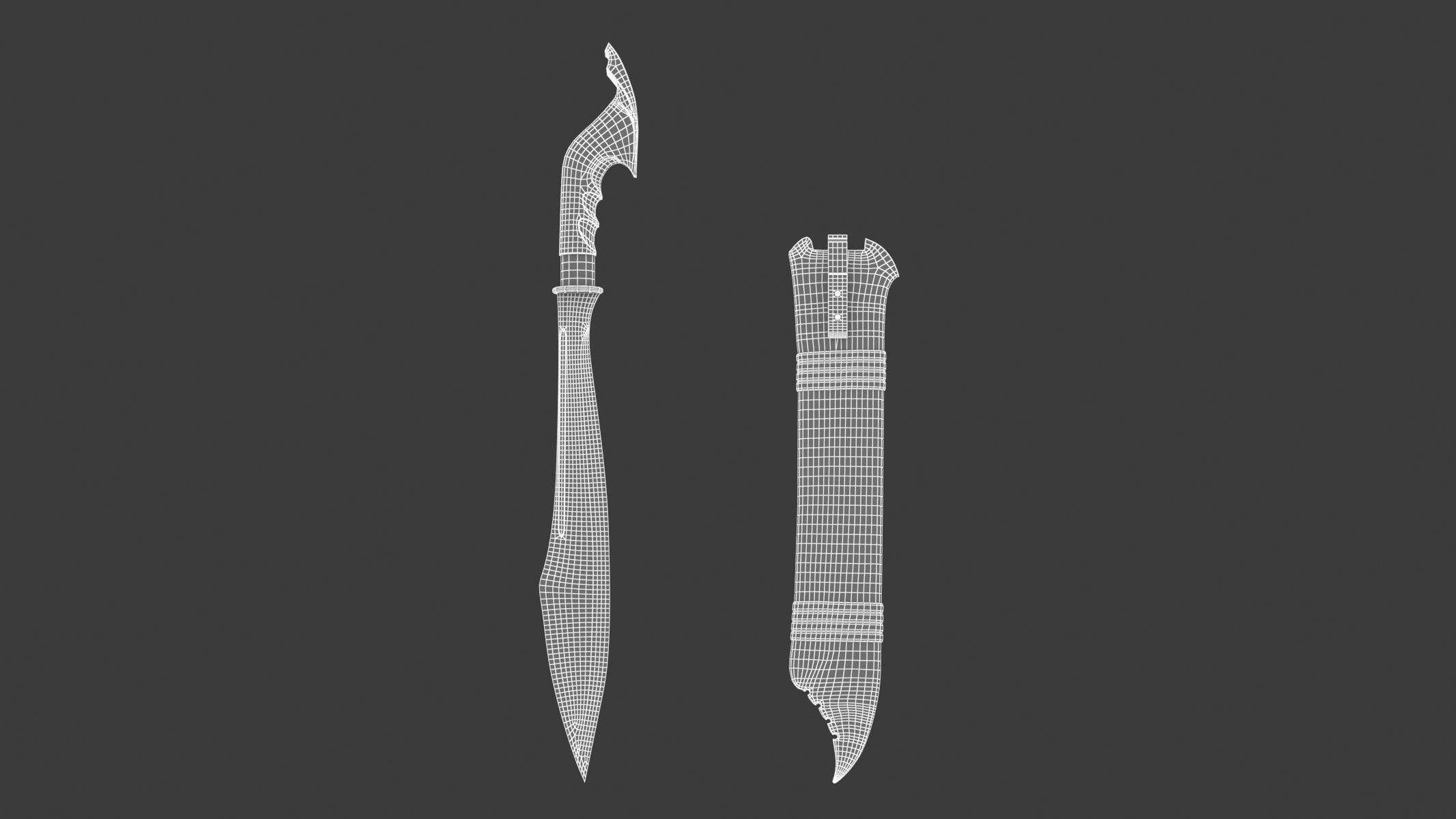 3D model Pirah Sword VR / AR / low-poly | CGTrader