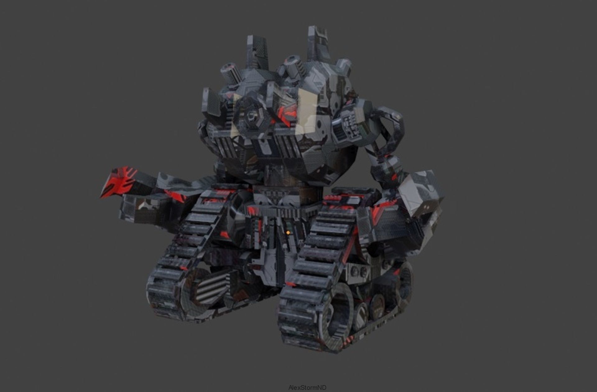 NDR Robot Sentry 3D model 3D printable | CGTrader