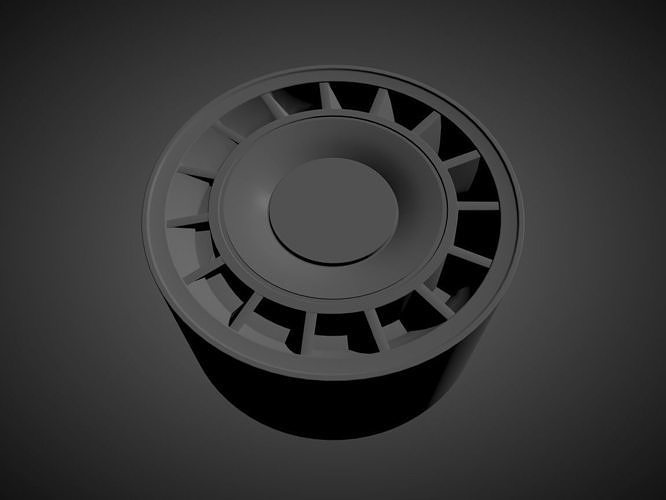 SPEEDLINE CORSE MARACANA scalable and printable rims 3D model 3D printable | CGTrader