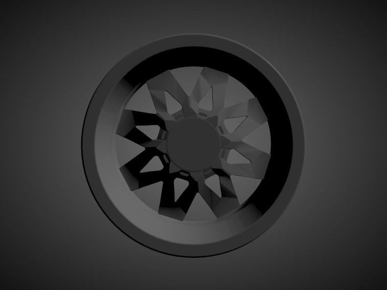 FUEL AMBUSH scalable and printable rims 3D model 3D printable | CGTrader