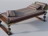 3D model Roman bed - Triclinium - Lectus cubicularis VR / AR / low-poly ...