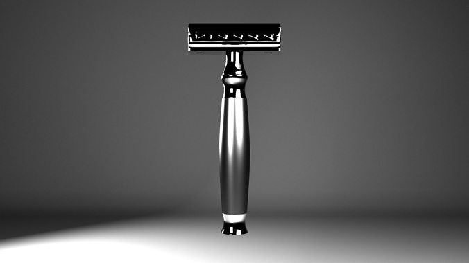 Shaving Razors Moustache 3D model | CGTrader