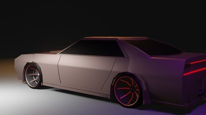 Simple car 3D model | CGTrader