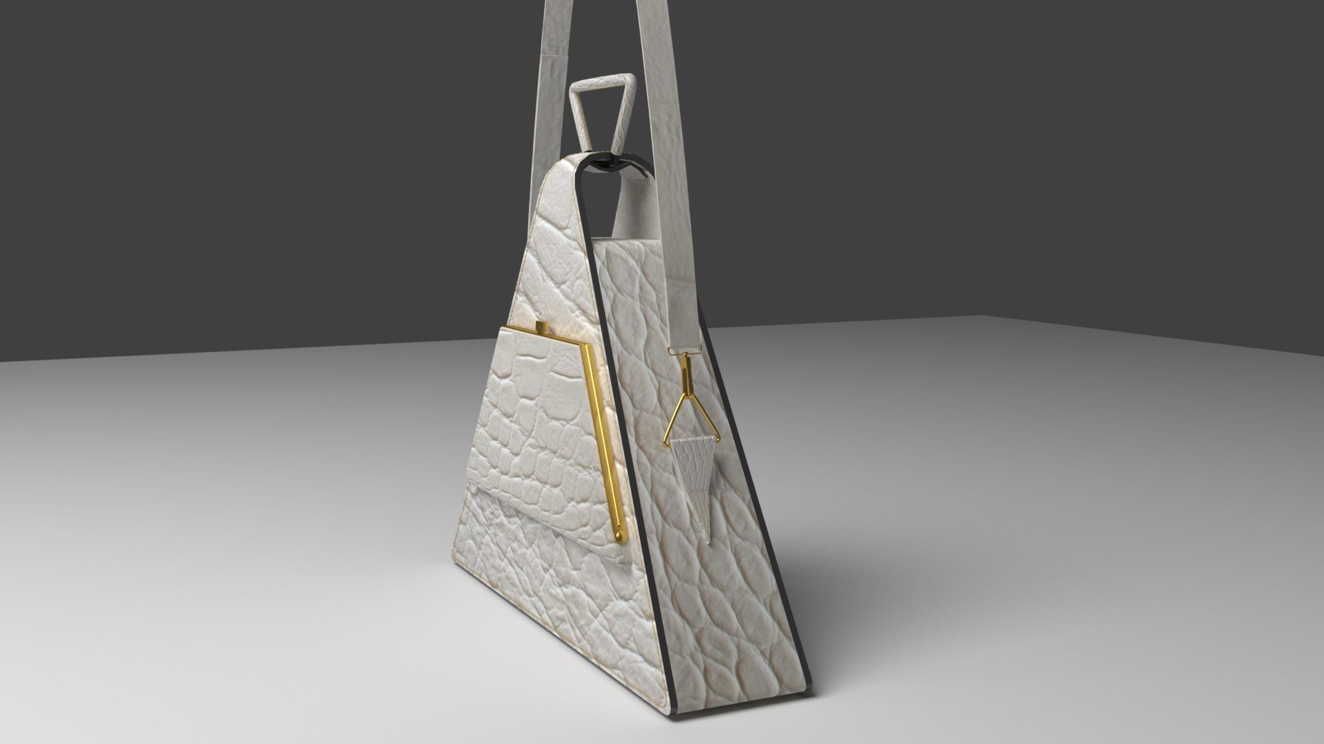 The Triangular Handbag catchy and Luxury 3D model | CGTrader