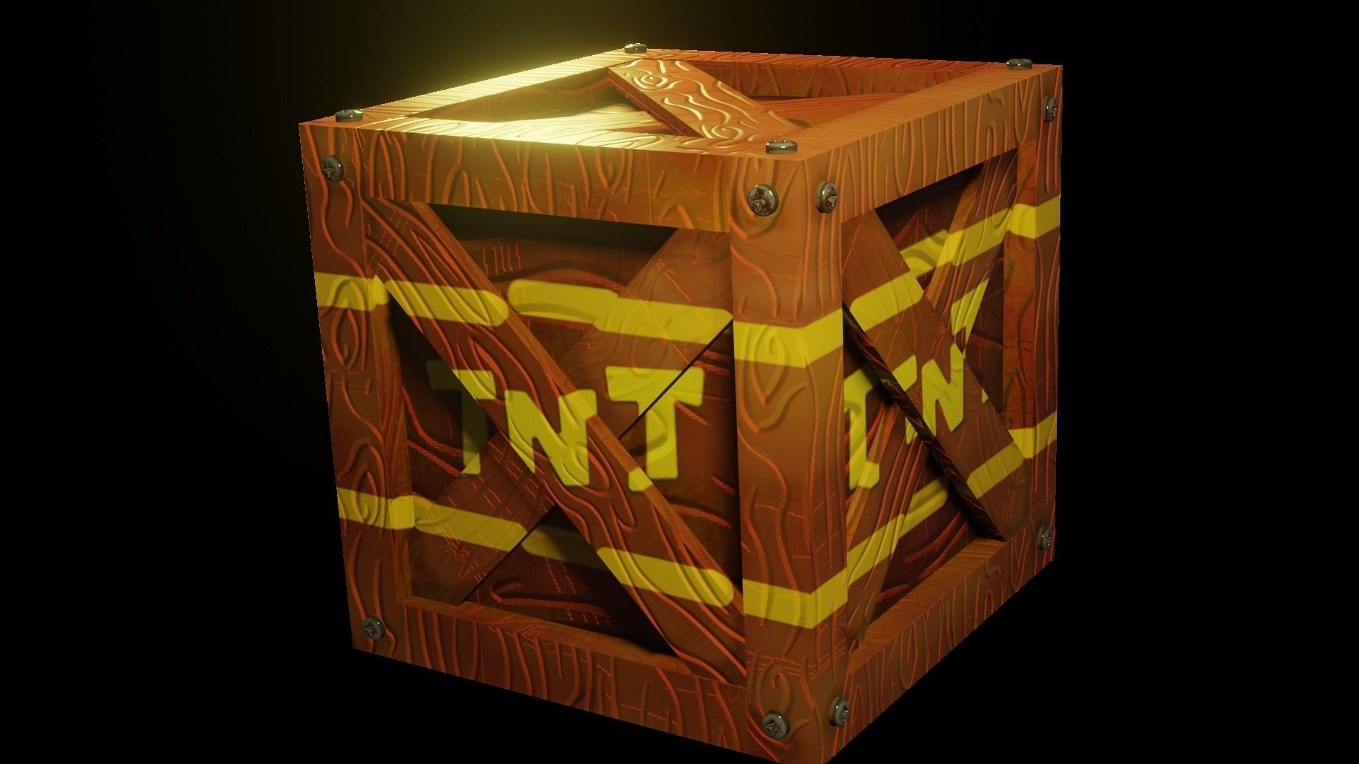 3D model Box Tnt VR / AR / low-poly | CGTrader