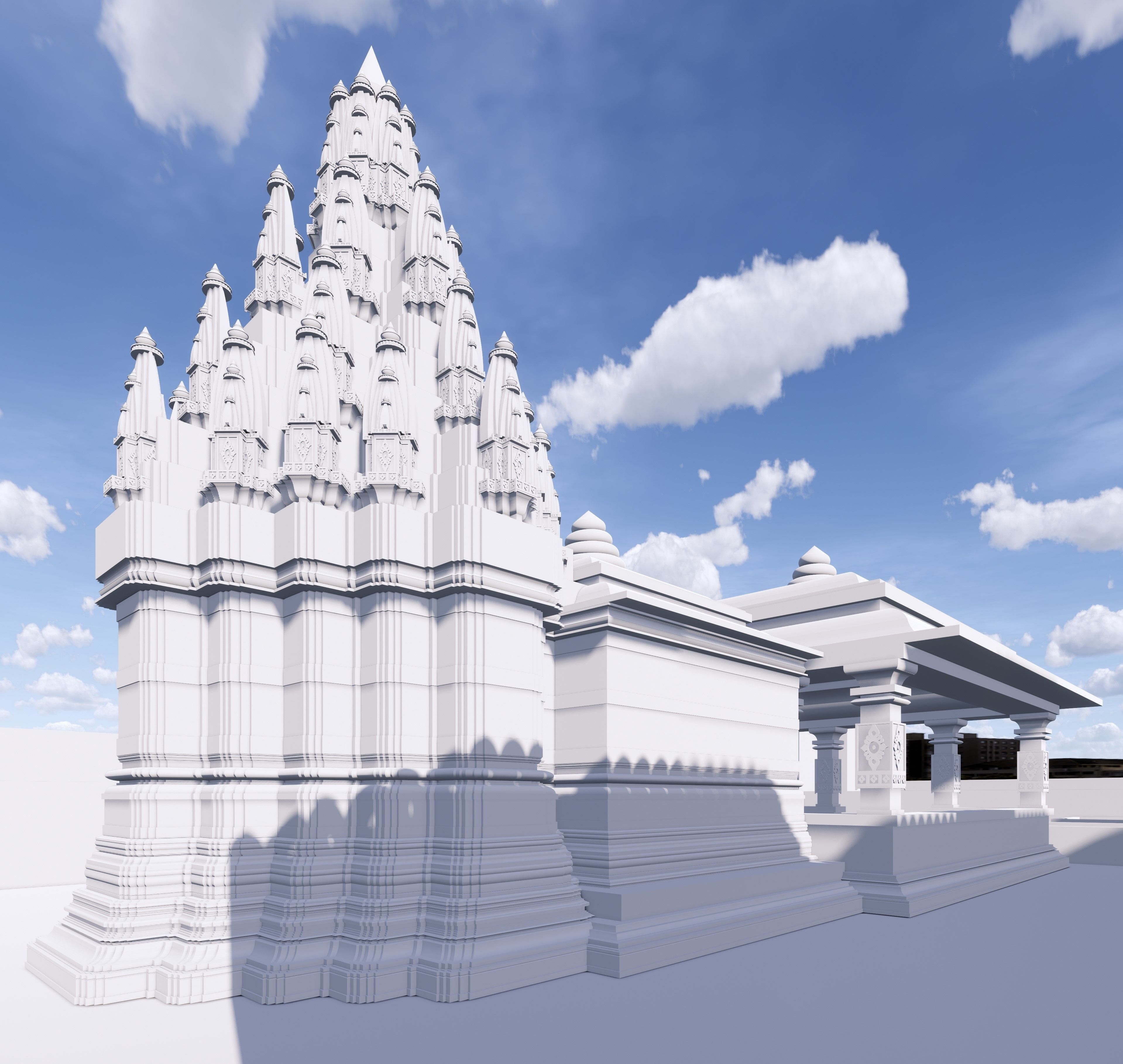 3D model indian hindu temple 3d modal VR / AR / low-poly | CGTrader