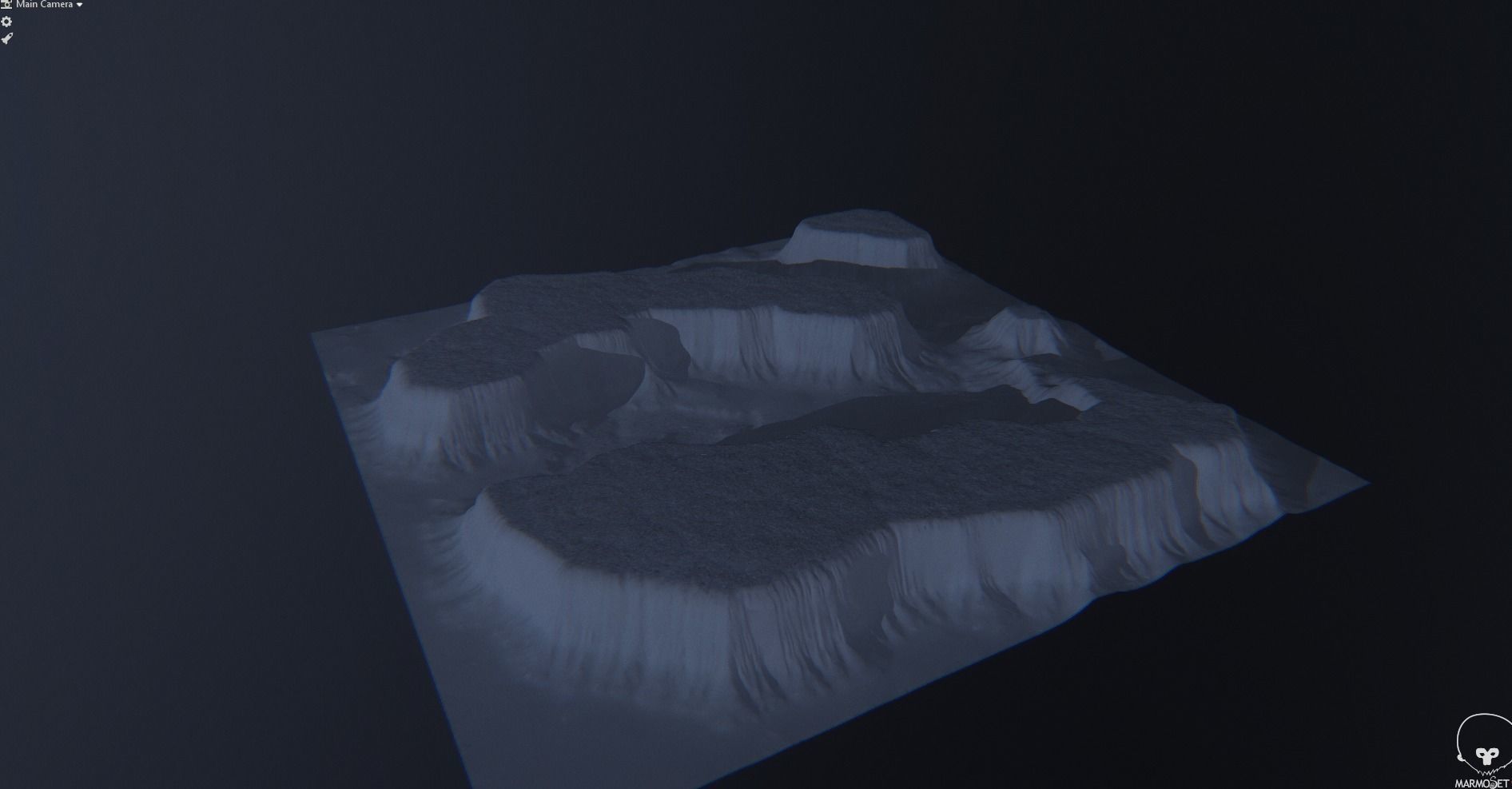 Plateau Terrain Mesh free 3D model | CGTrader