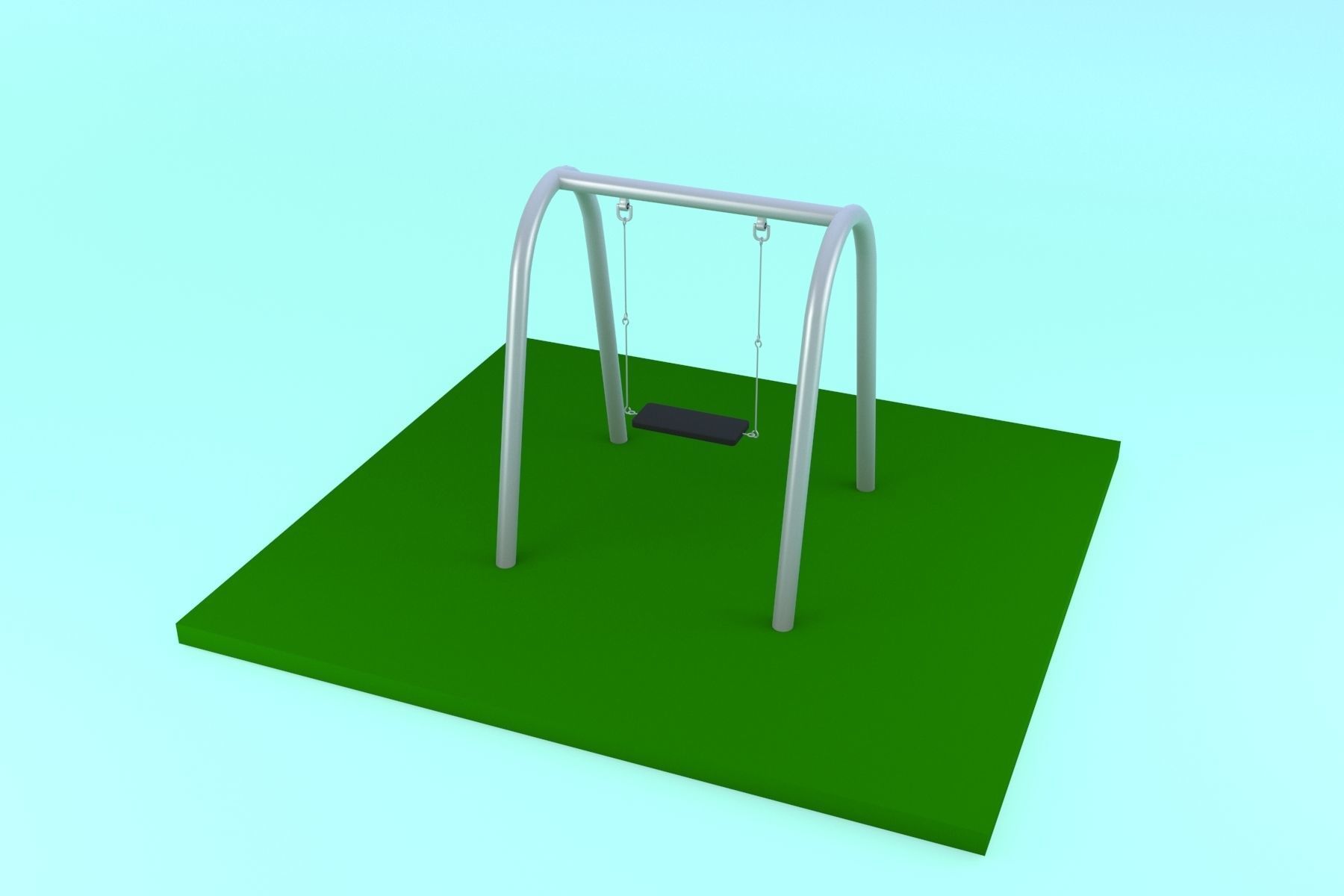 Swing Jhoola free 3D model animated rigged | CGTrader