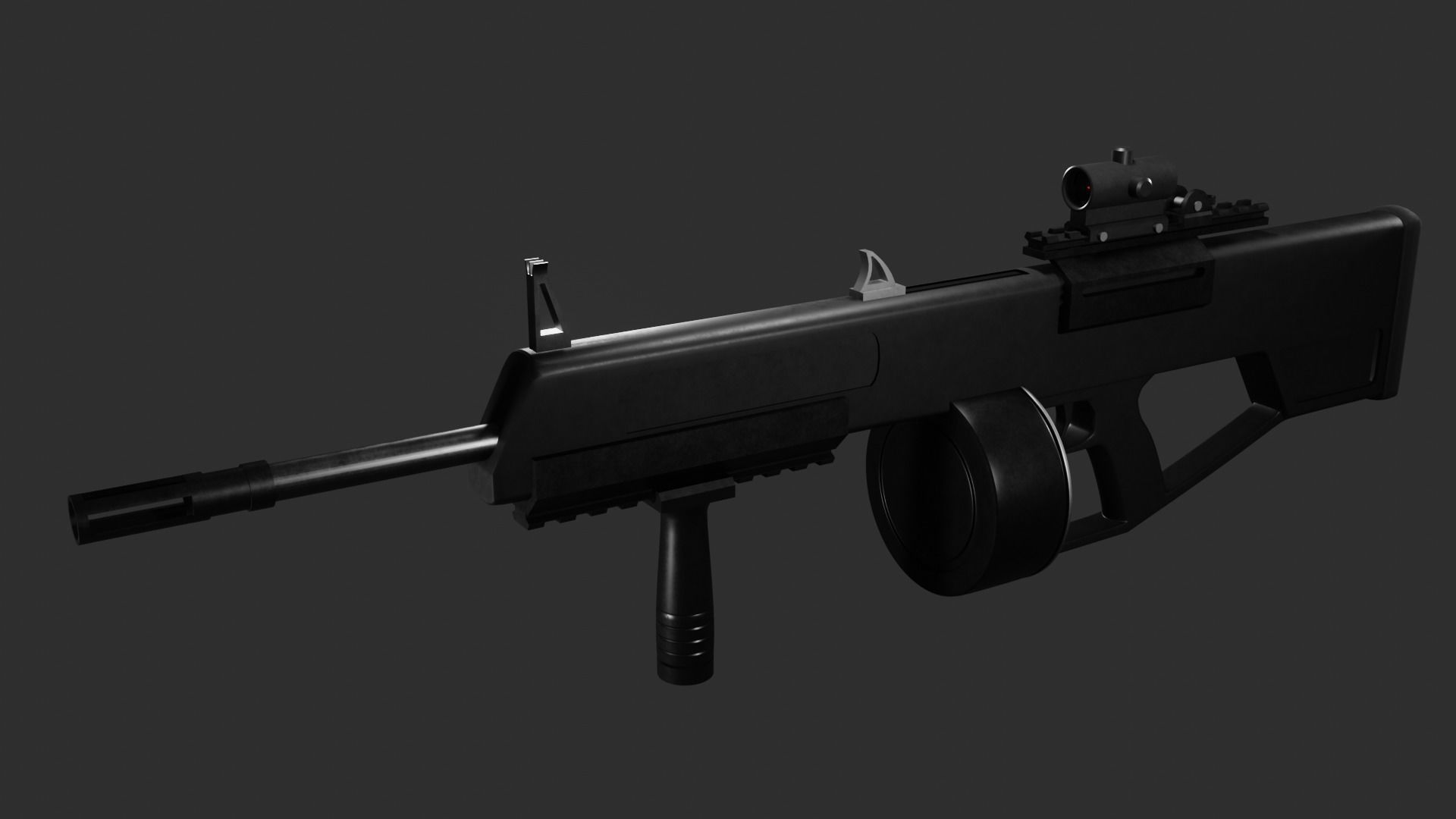 AA-12 Redesign 3D model | CGTrader
